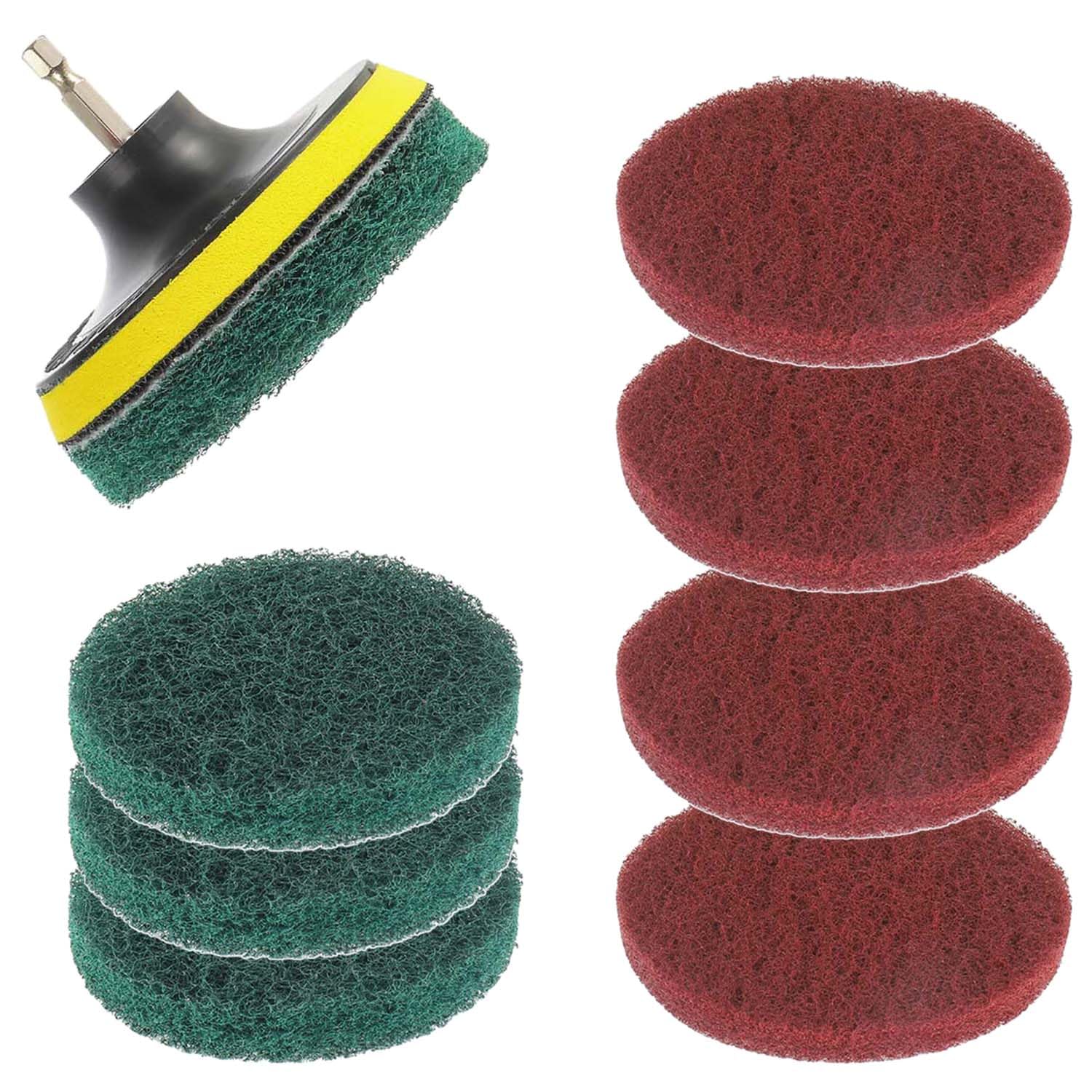 Amazon.com: EPLZON 4 Inch Scrub Drill Brush Power Scouring Pads ...
