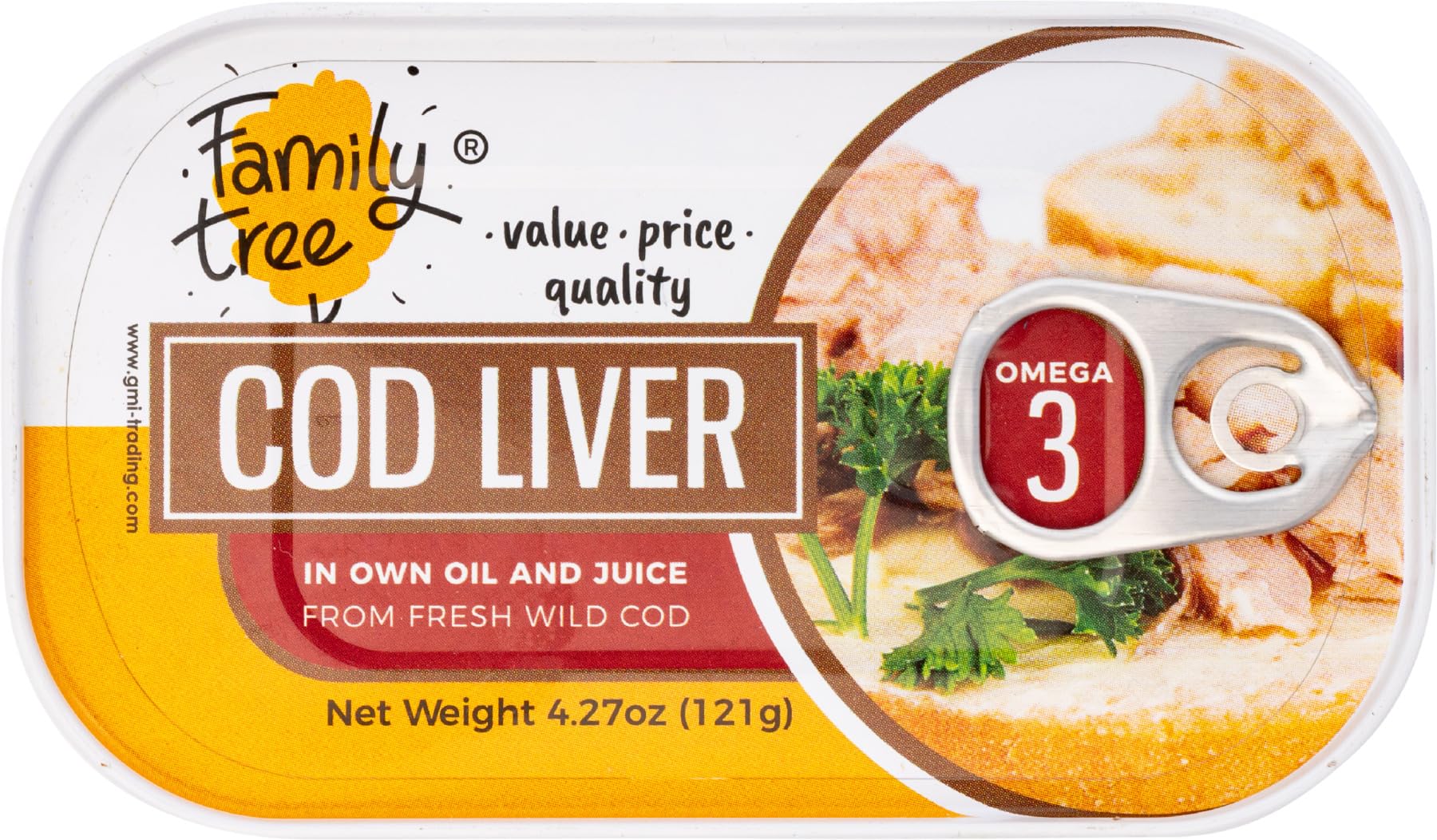 Amazon.com: Family Tree Icelandic Wild Caught Cod Liver in Own Oil 4.27 ...