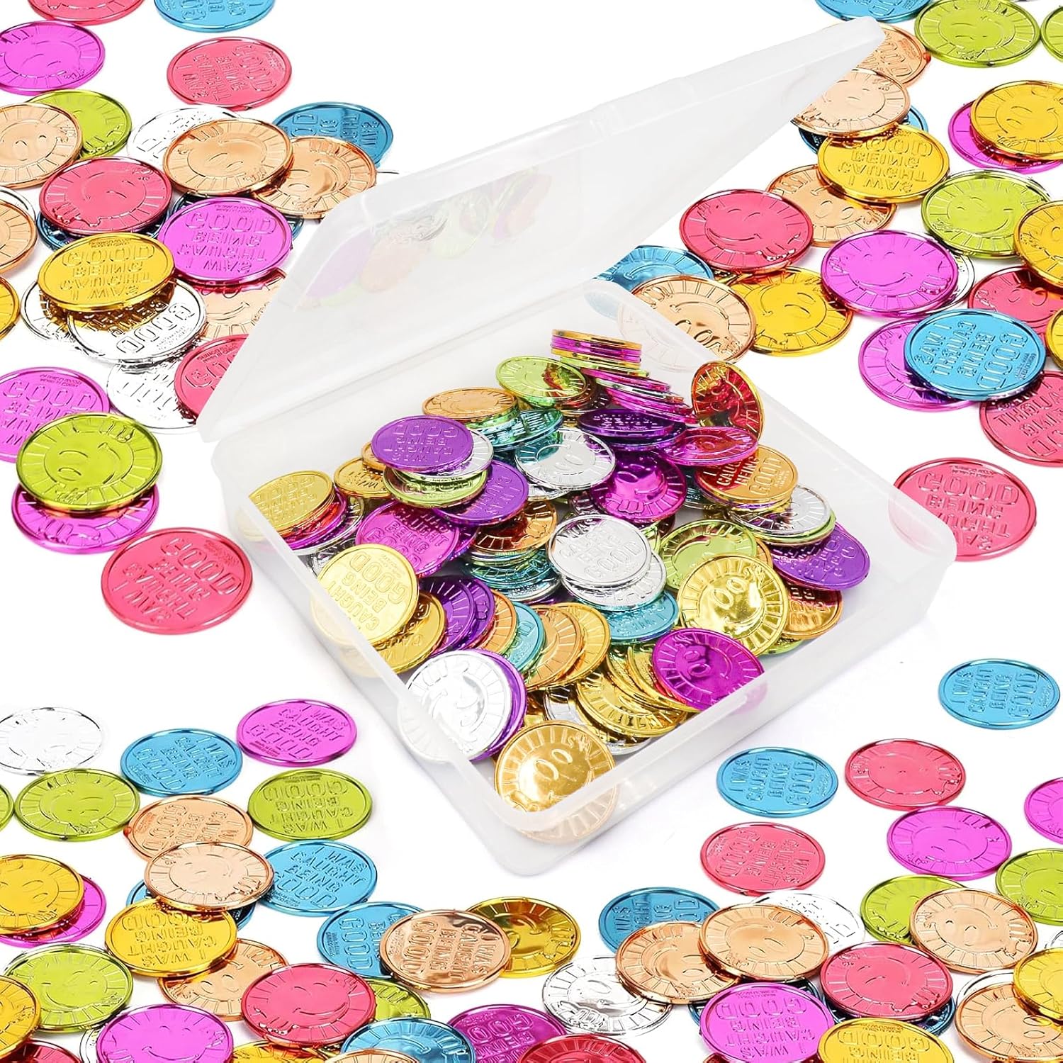 Amazon.com: Mczxon I was Caught Being Good Coins Tokens with Plastic ...