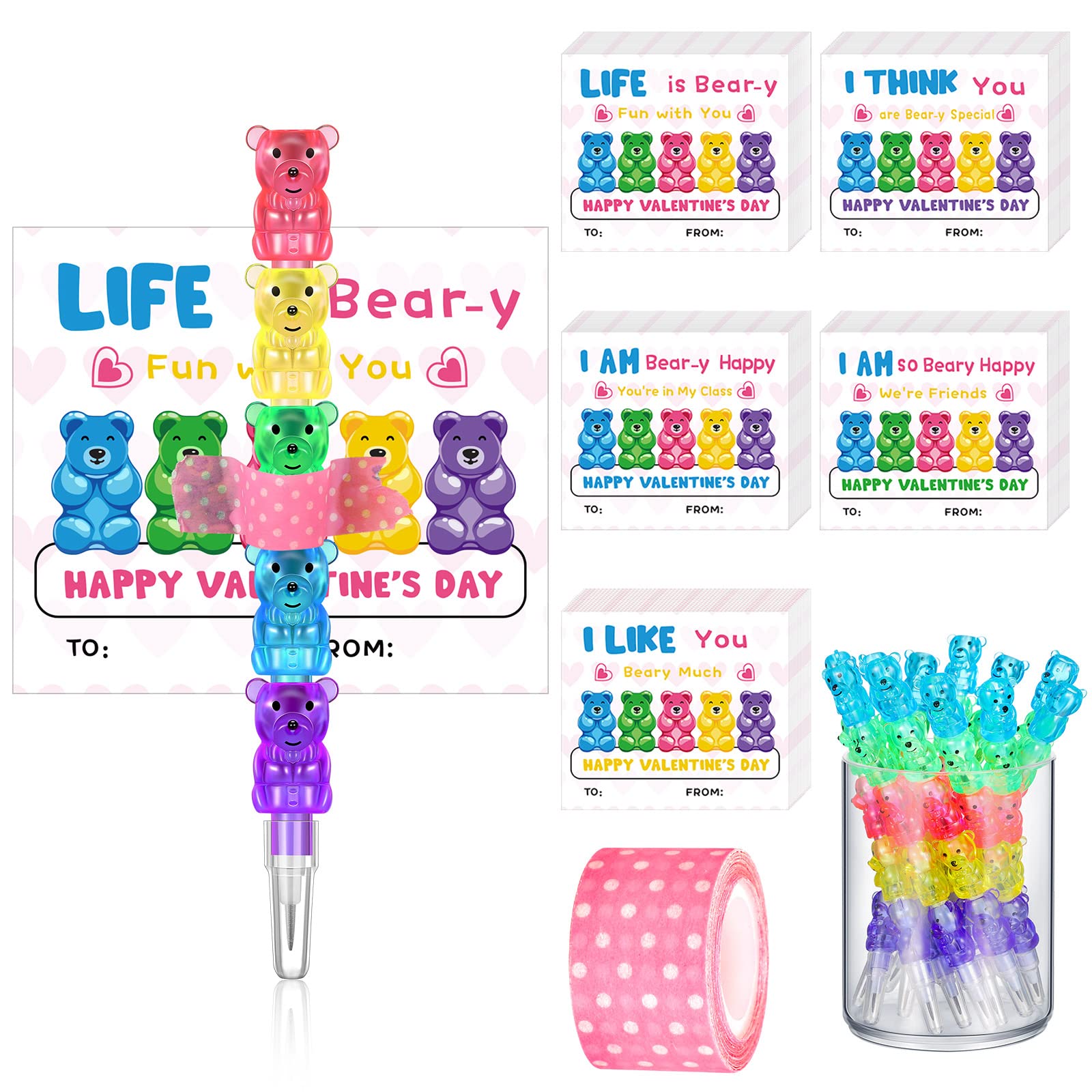 Amazon.com: Sabary 30 Set Valentine's Day Gift for Kids Classroom ...