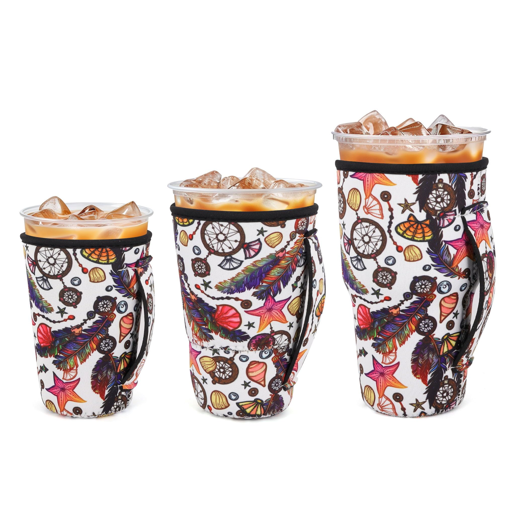 Amazon.com: Generic 3Pack Iced Coffee sleeve Insulated Neoprene Cup ...