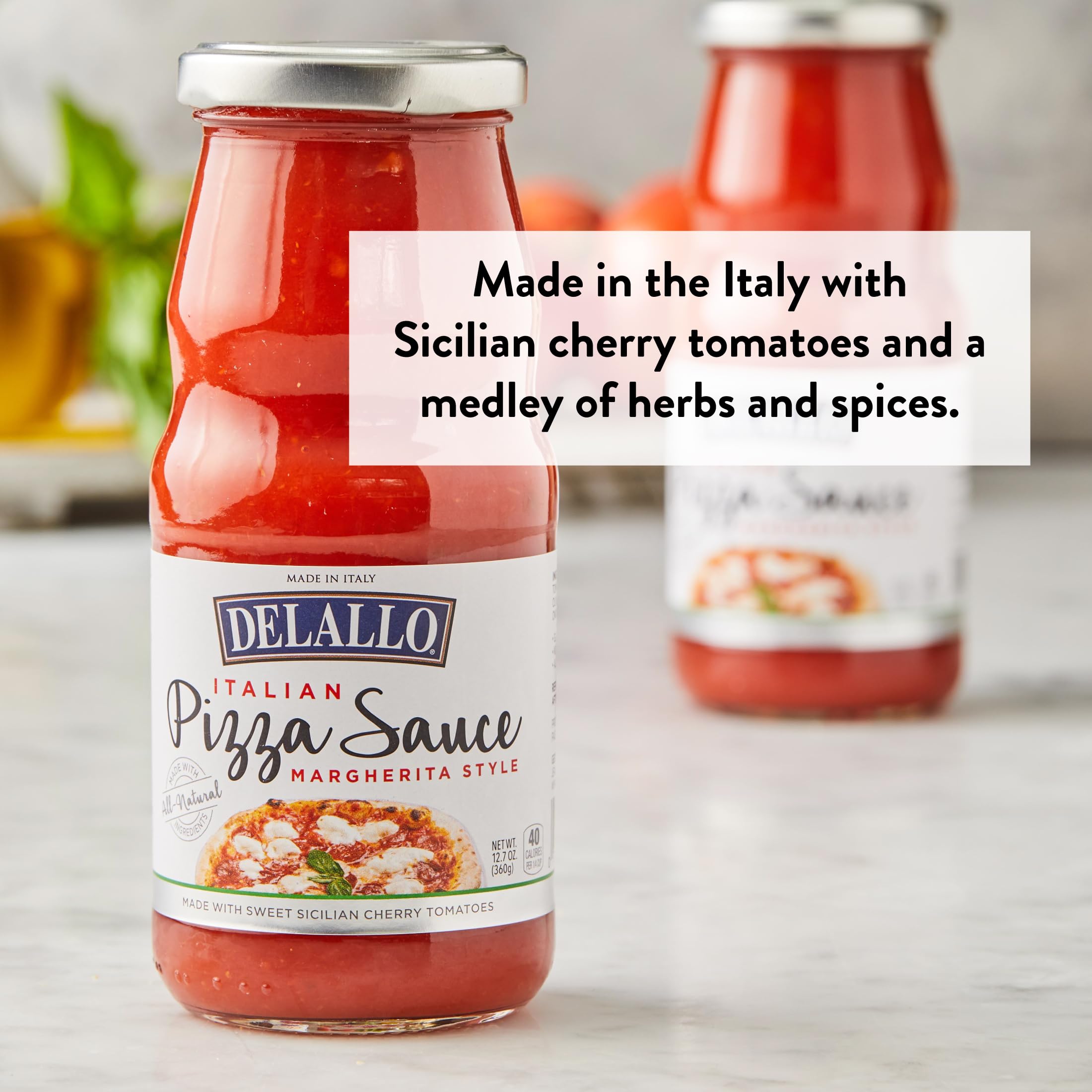 Snapklik.com : DeLallo Cherry Tomato Pizza Sauce, 12.7 Oz Jar