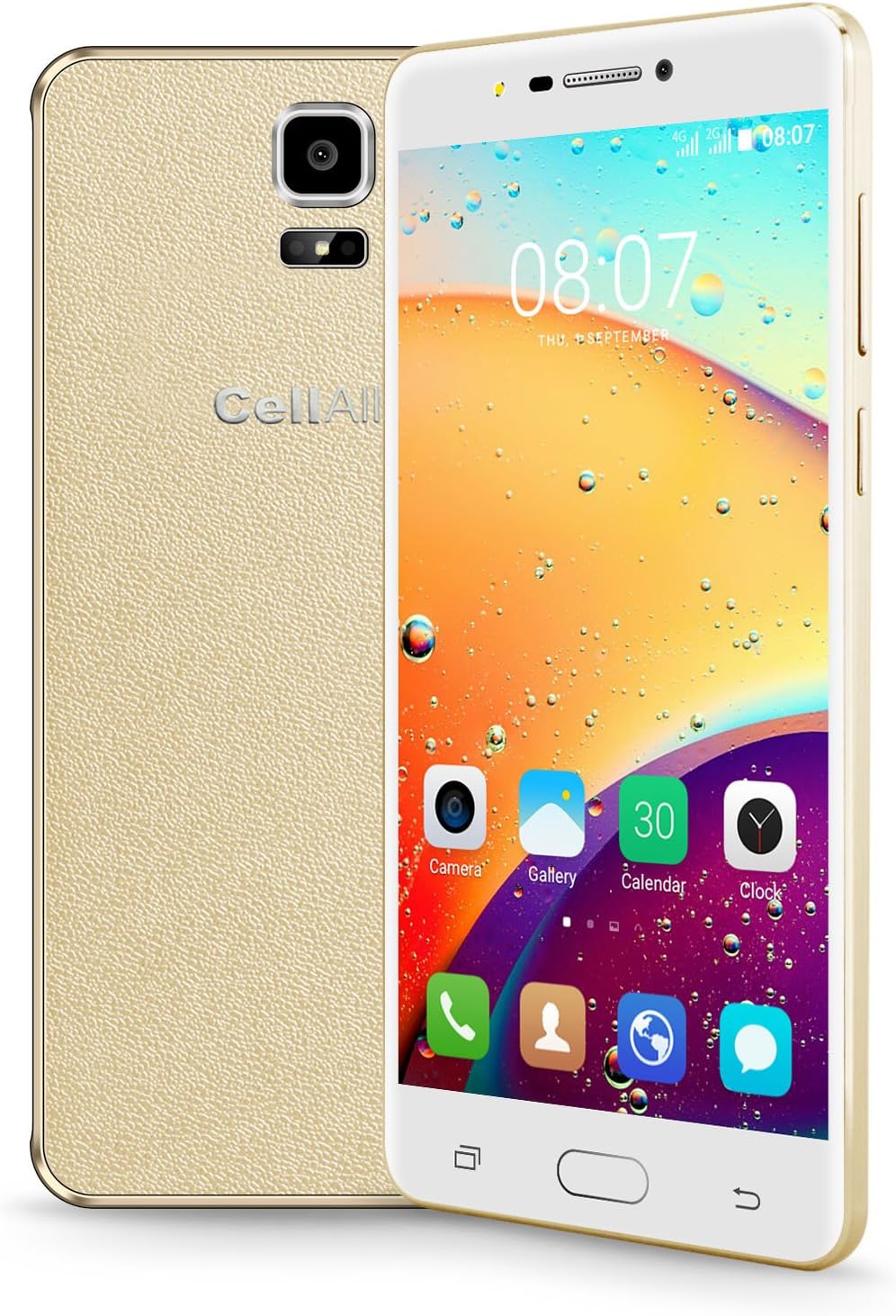 Amazon.com: CELLALLURE Cell Allure Miracle S 6" HD Screen Gold Unlocked ...