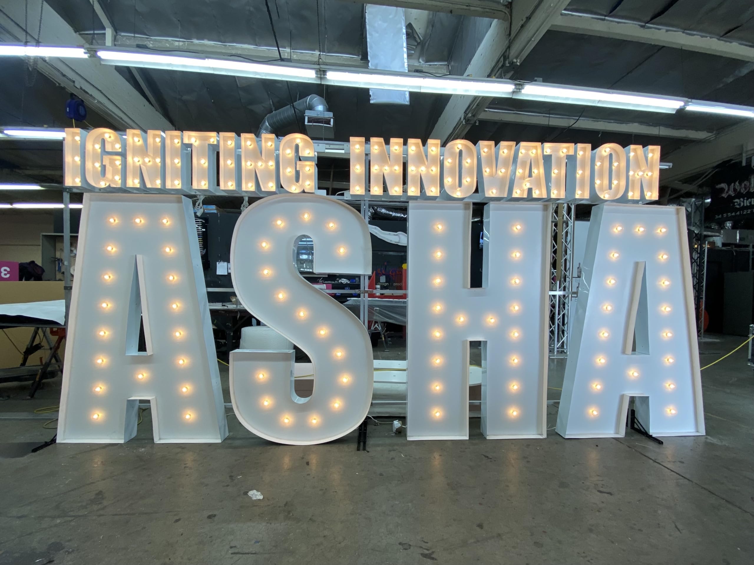 Light Up Letters Metal Stand Stacking Stand Marquee Letters Metal ...