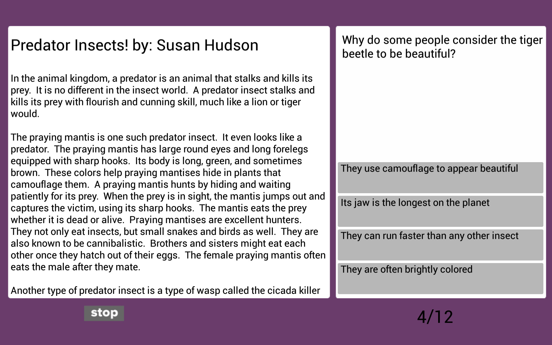 Ultimate 5th Grade Fiction & Non-Fiction Reading Comprehension - App on ...