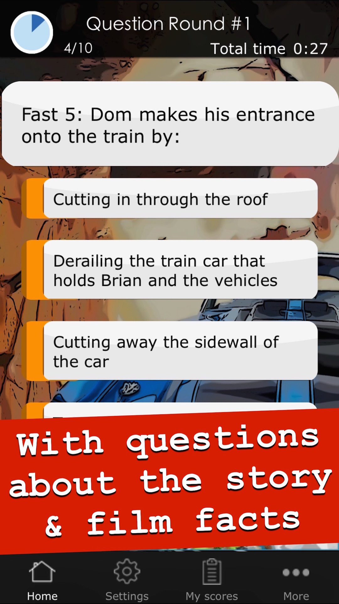Quiz for Fast & Furious - Cool trivia game app about the action movies ...