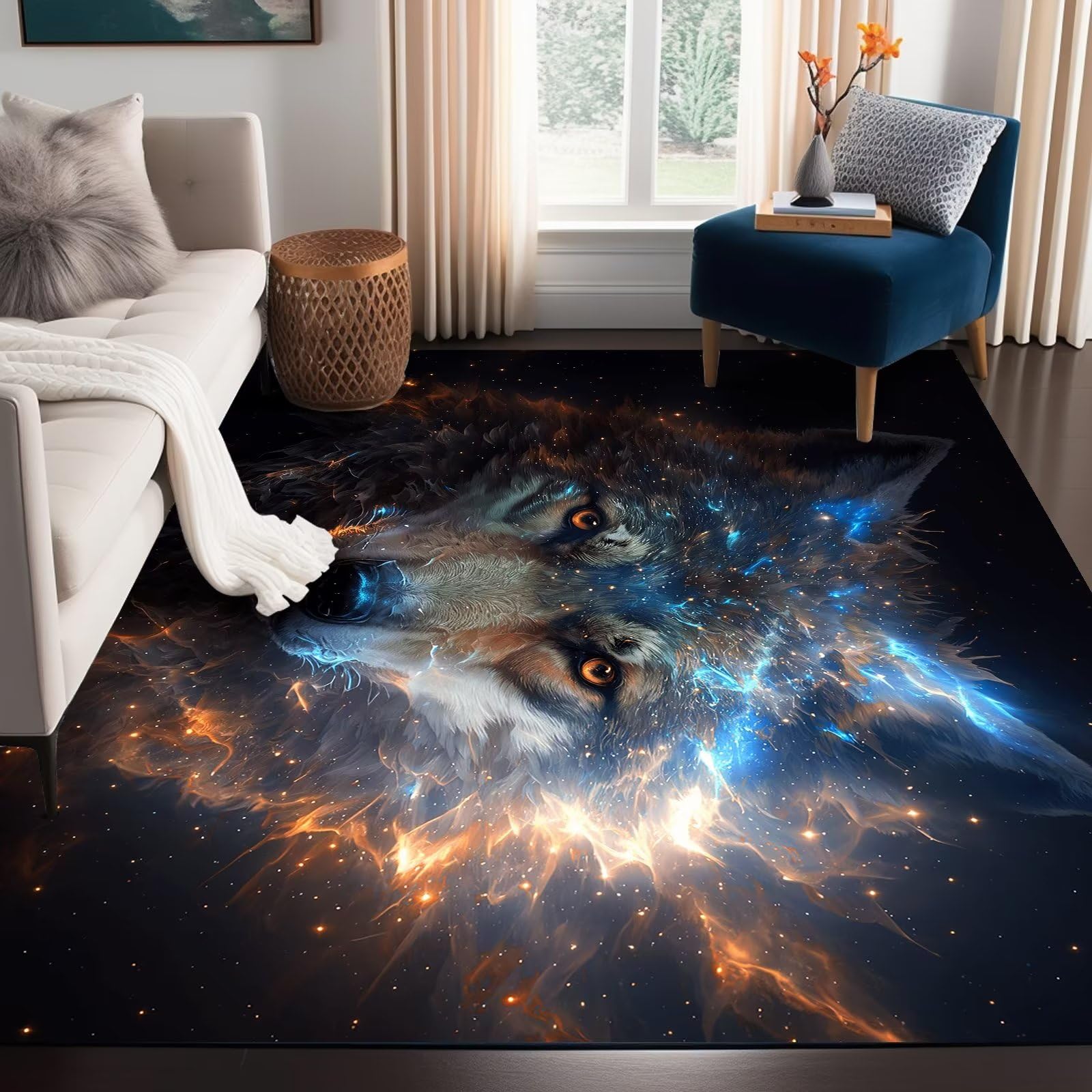 Wolf Print Area Rugs | Bryont Blog