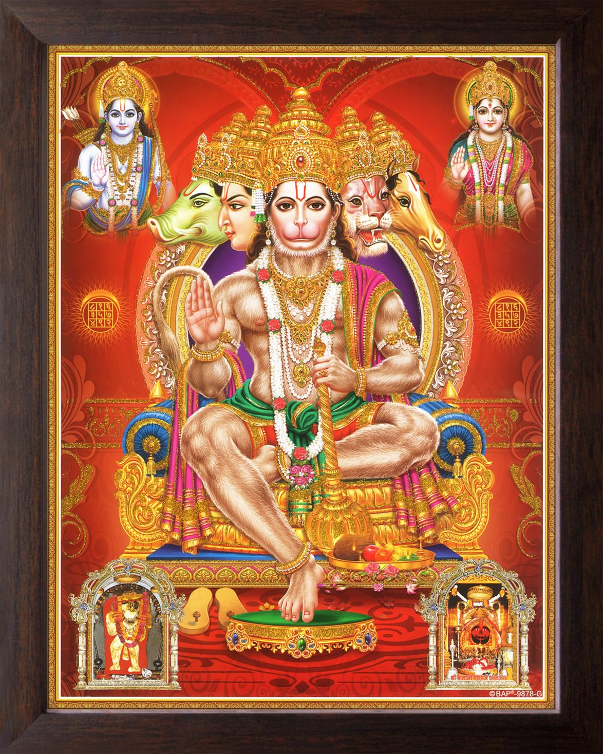 Real Photos Of Lord Hanuman Buy Meditating Lord Hanuman Idol Online In