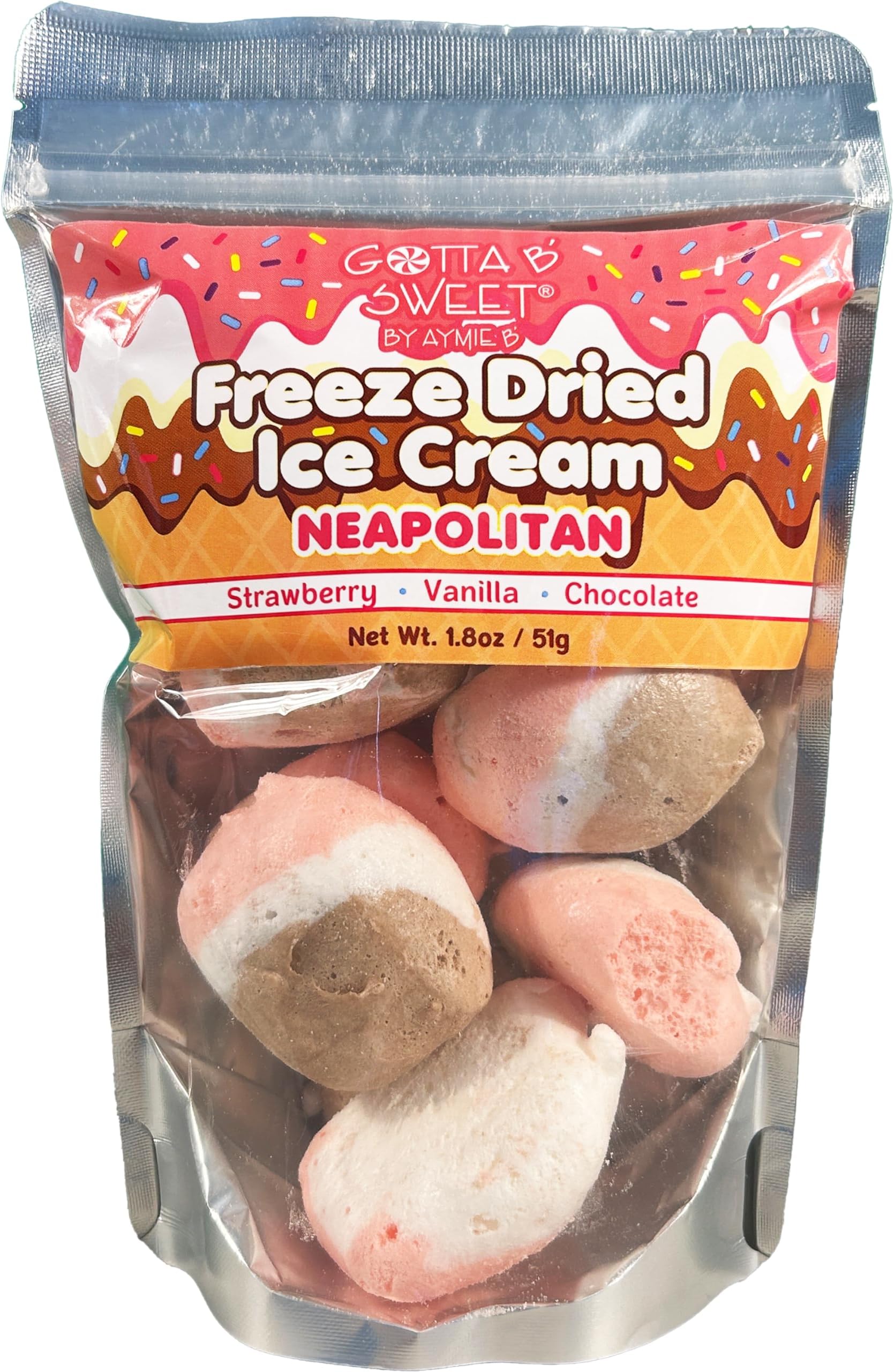 Amazon.com: Freeze Dried Ice Cream - Organic Ice Cream - Vanilla ...