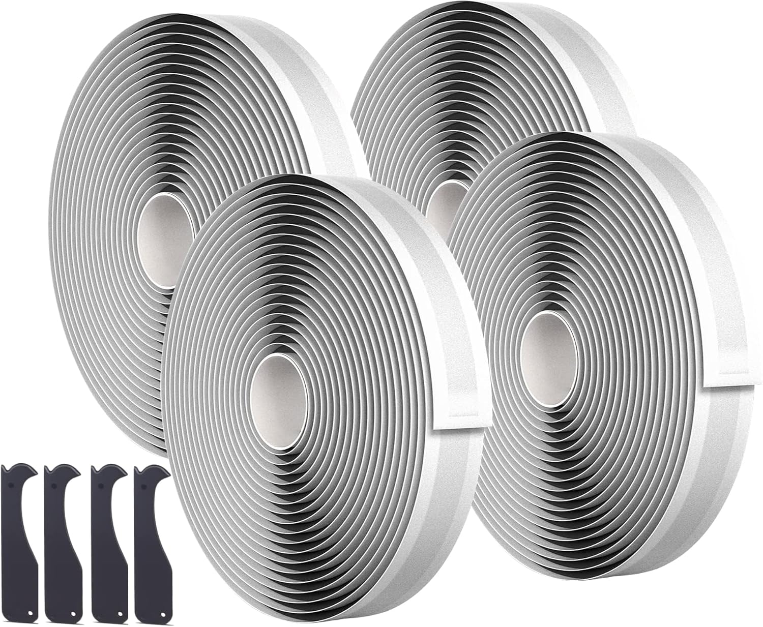 Oleitodh Black Butyl Seal Putty Tape 1 Inch x 30 Feet(4 Pack),Leak ...