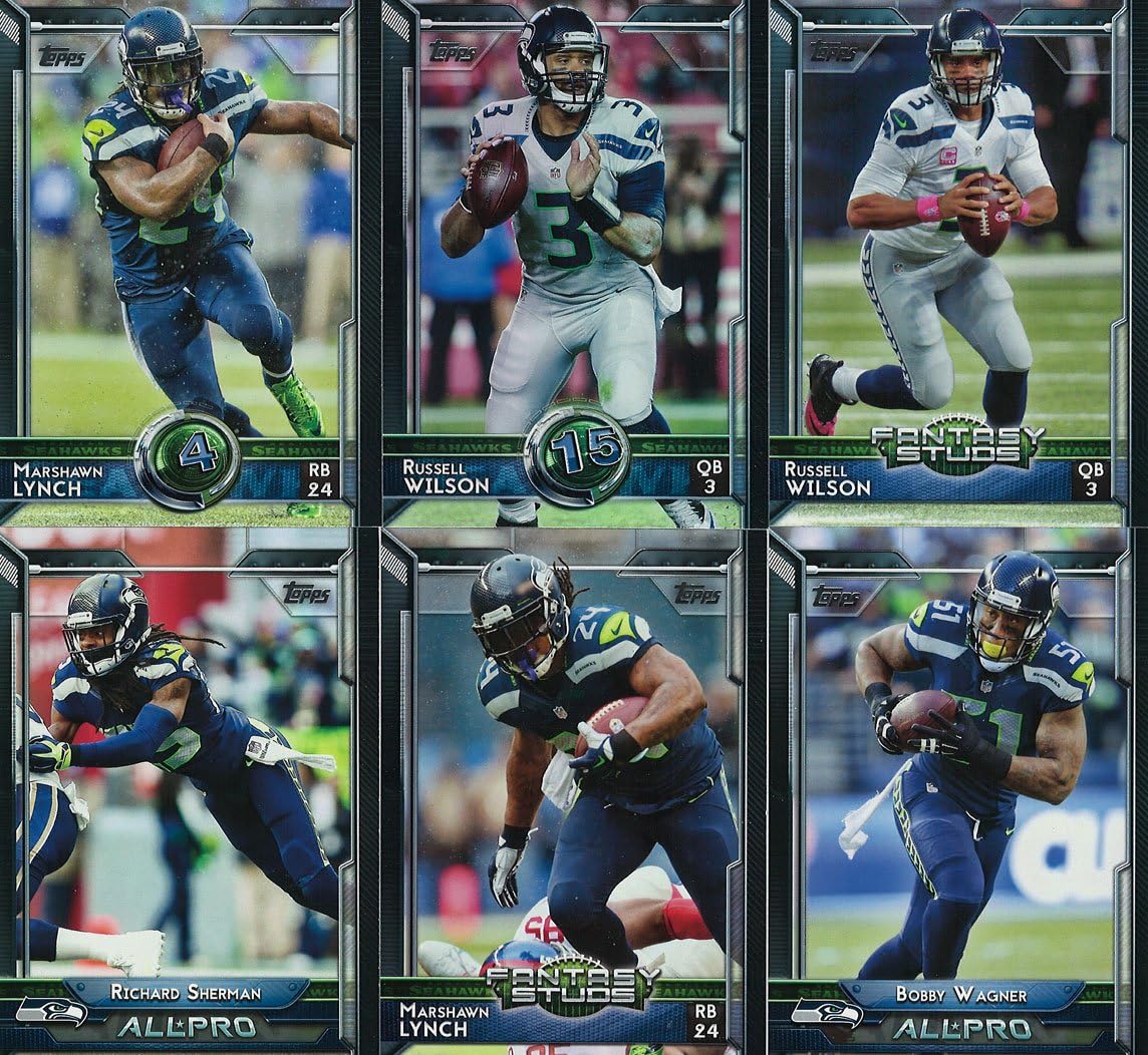 Amazon.com: Seattle Seahawks 2015 Topps Complete Regular Issue 23 Card ...