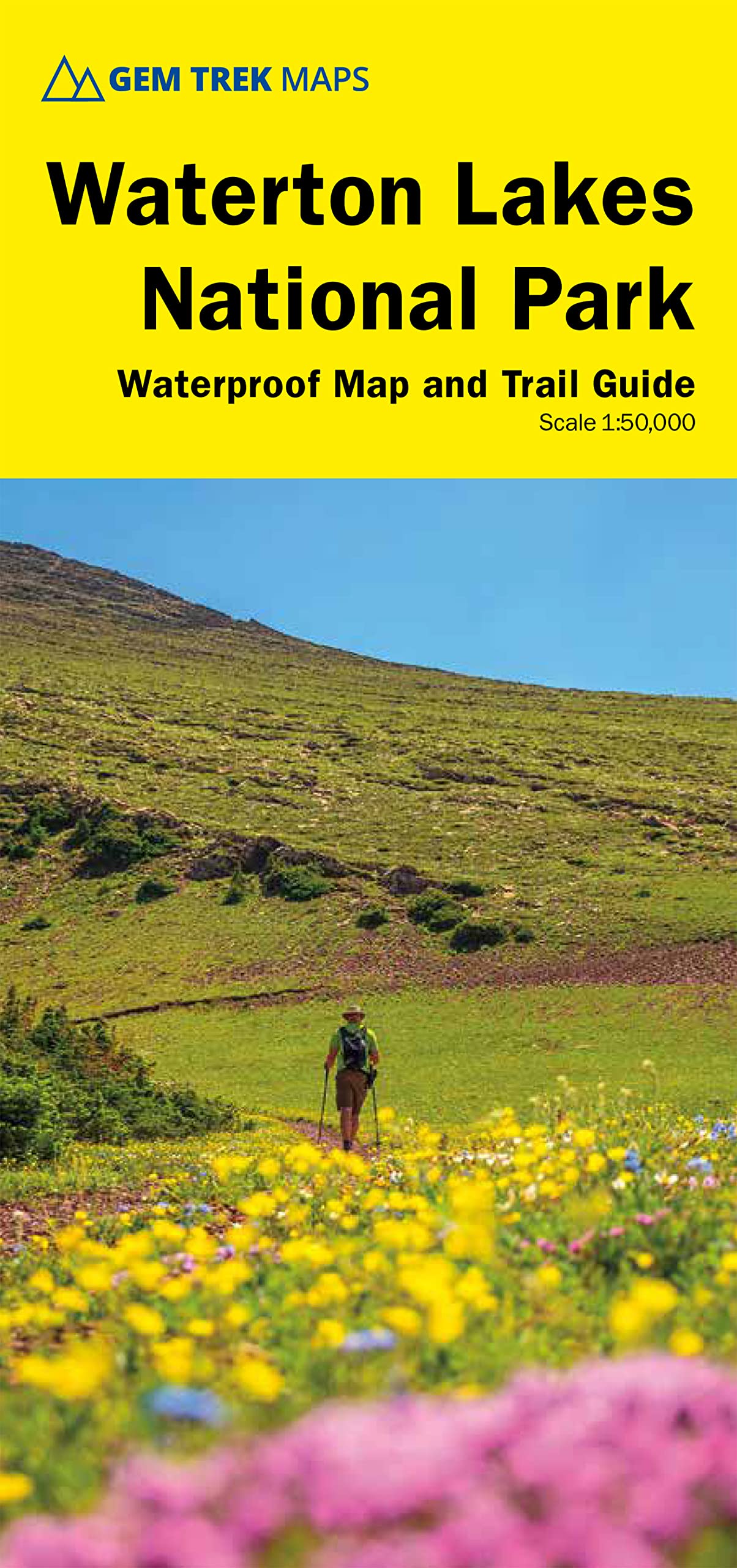 Waterton Lakes National Park Map | Gem Trek Maps: Gem Trek Maps ...