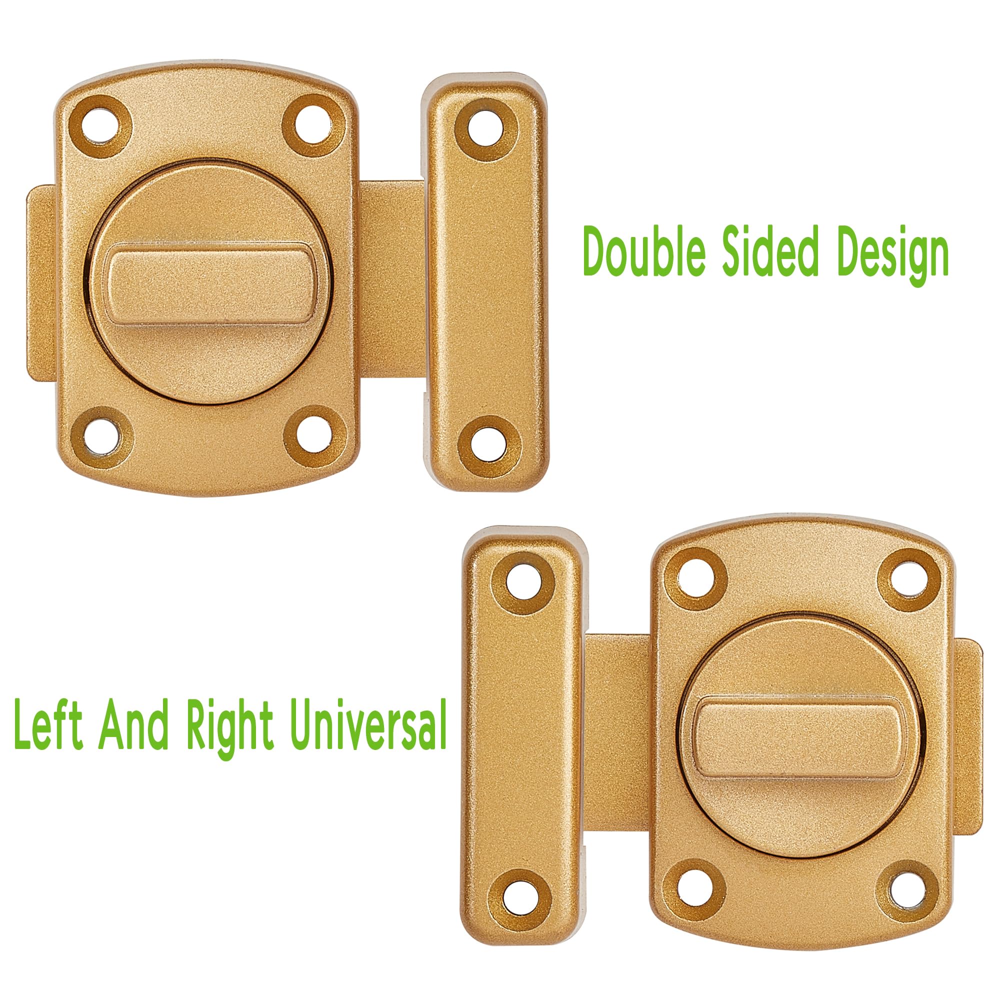 Snapklik.com : INIRET 3 Packs Rotate Bolt Latch Gate Latches Safety ...