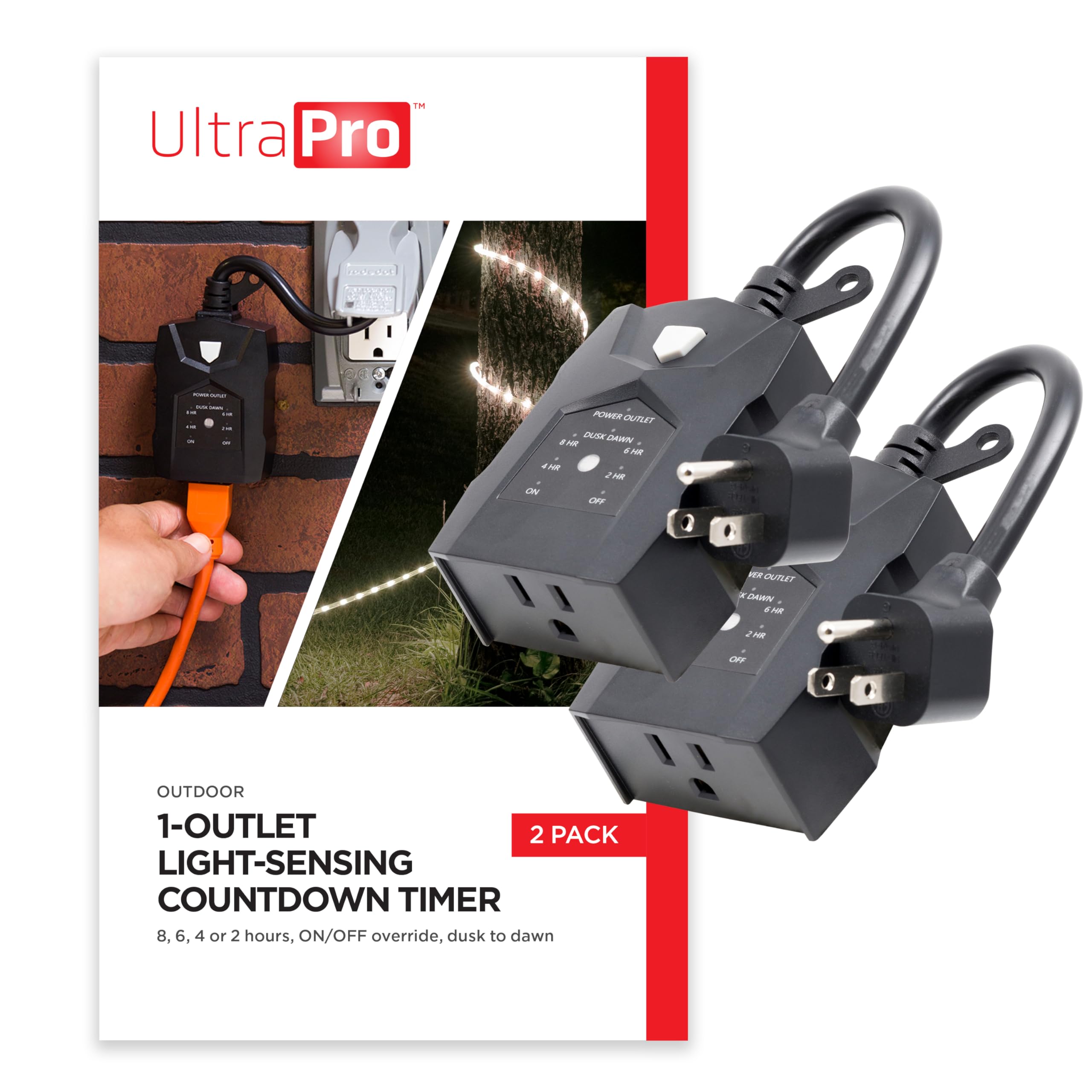 Snapklik.com : Outdoor Outlet Timer - Dusk-to-Dawn Sensor, Single ...