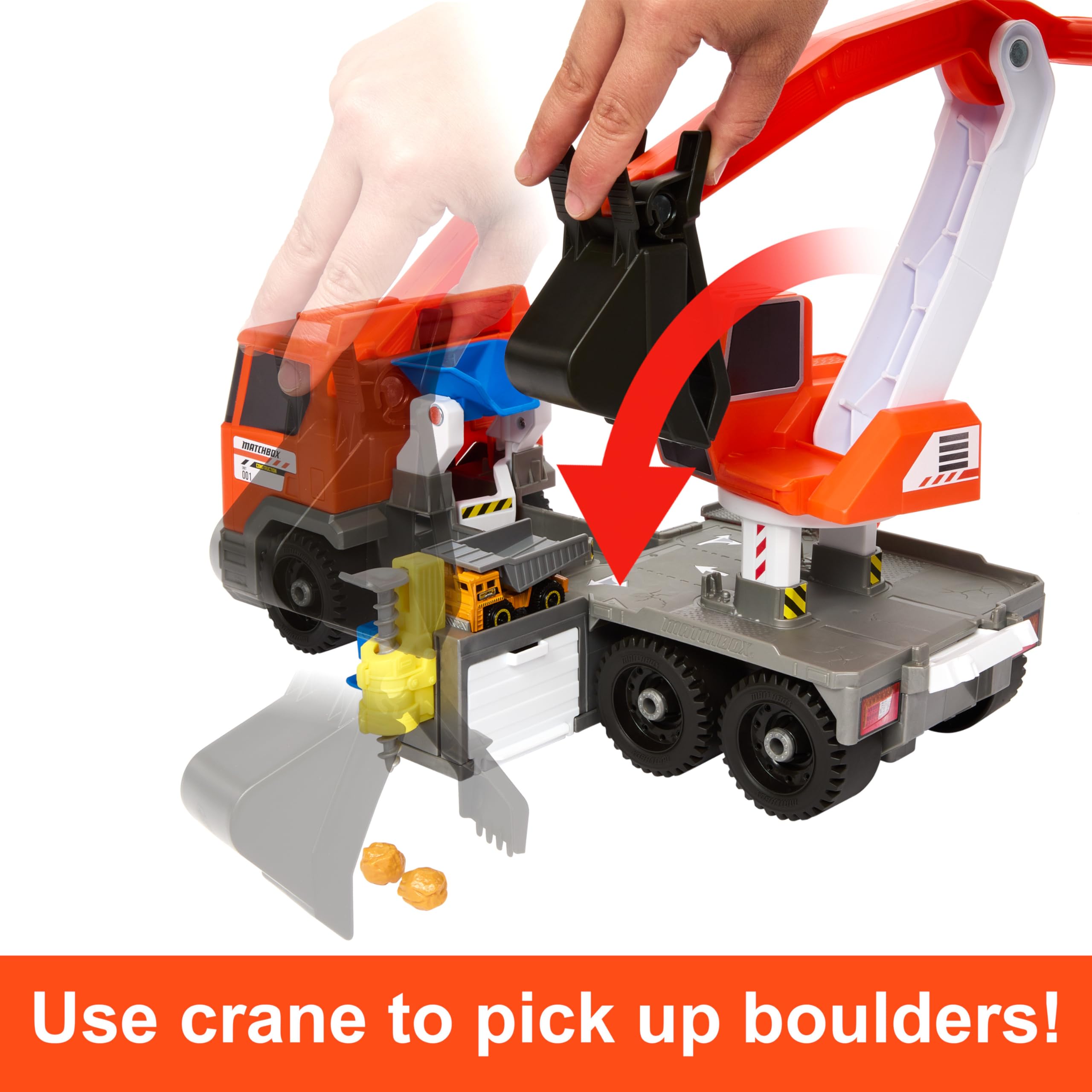 Snapklik.com : Cars Playset, Action Drivers Transforming Excavator ...