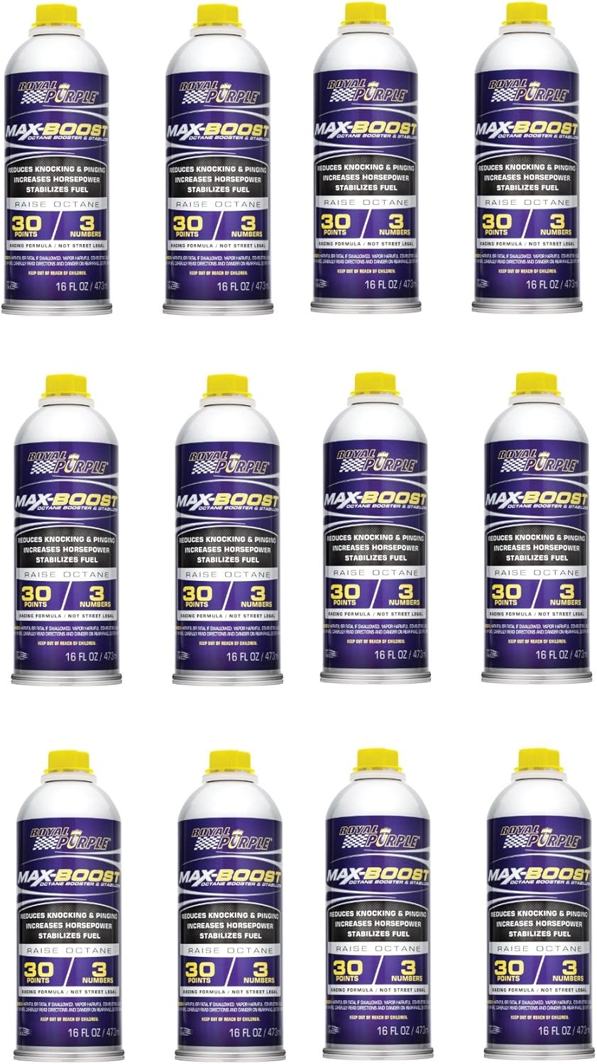 Amazon.com: Royal Purple Max Boost Octane Booster, 16 fl. oz (Pack of 12)