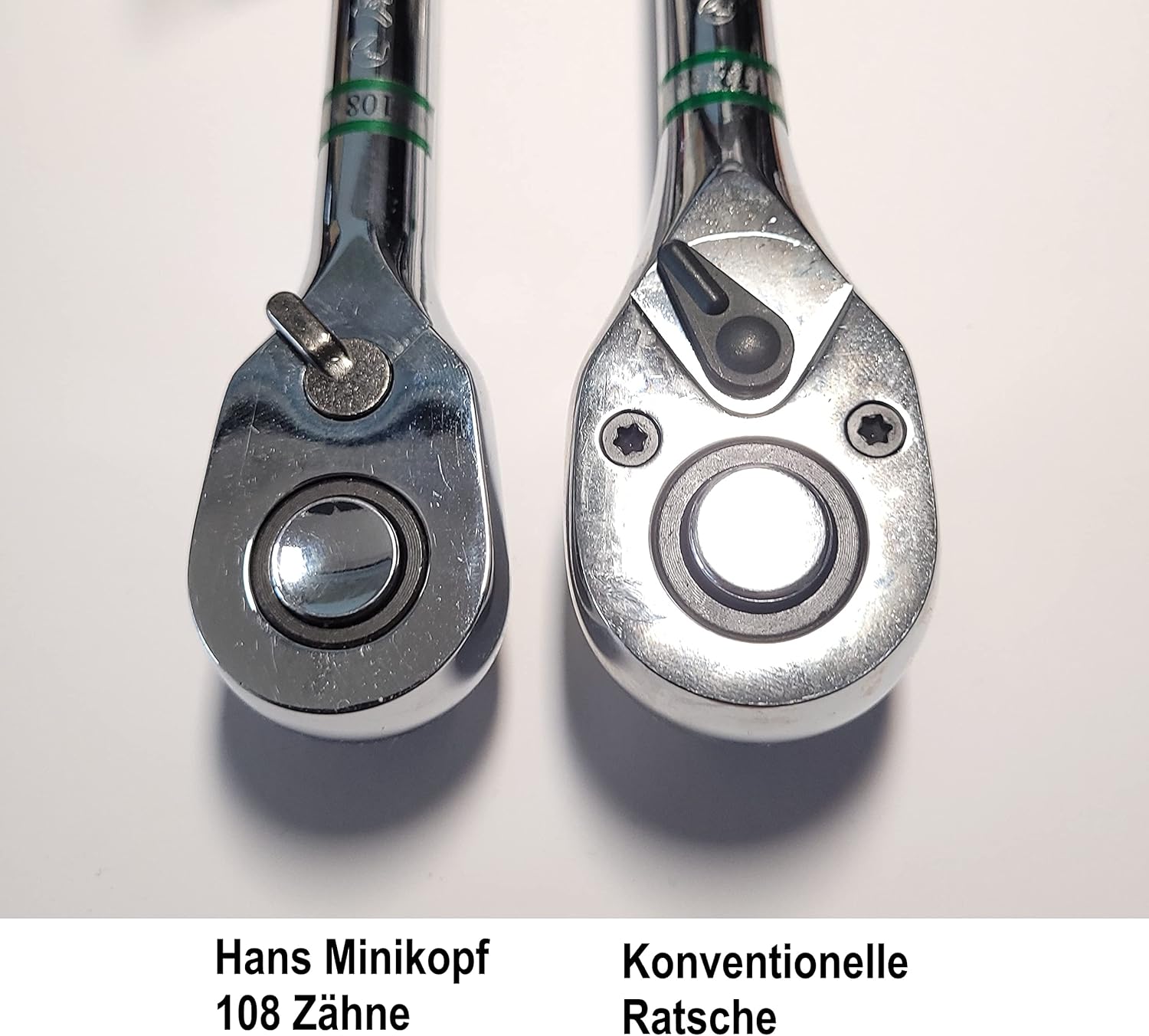 Hans – Reversible ratchet / ratchet 108 teeth, push button release ...