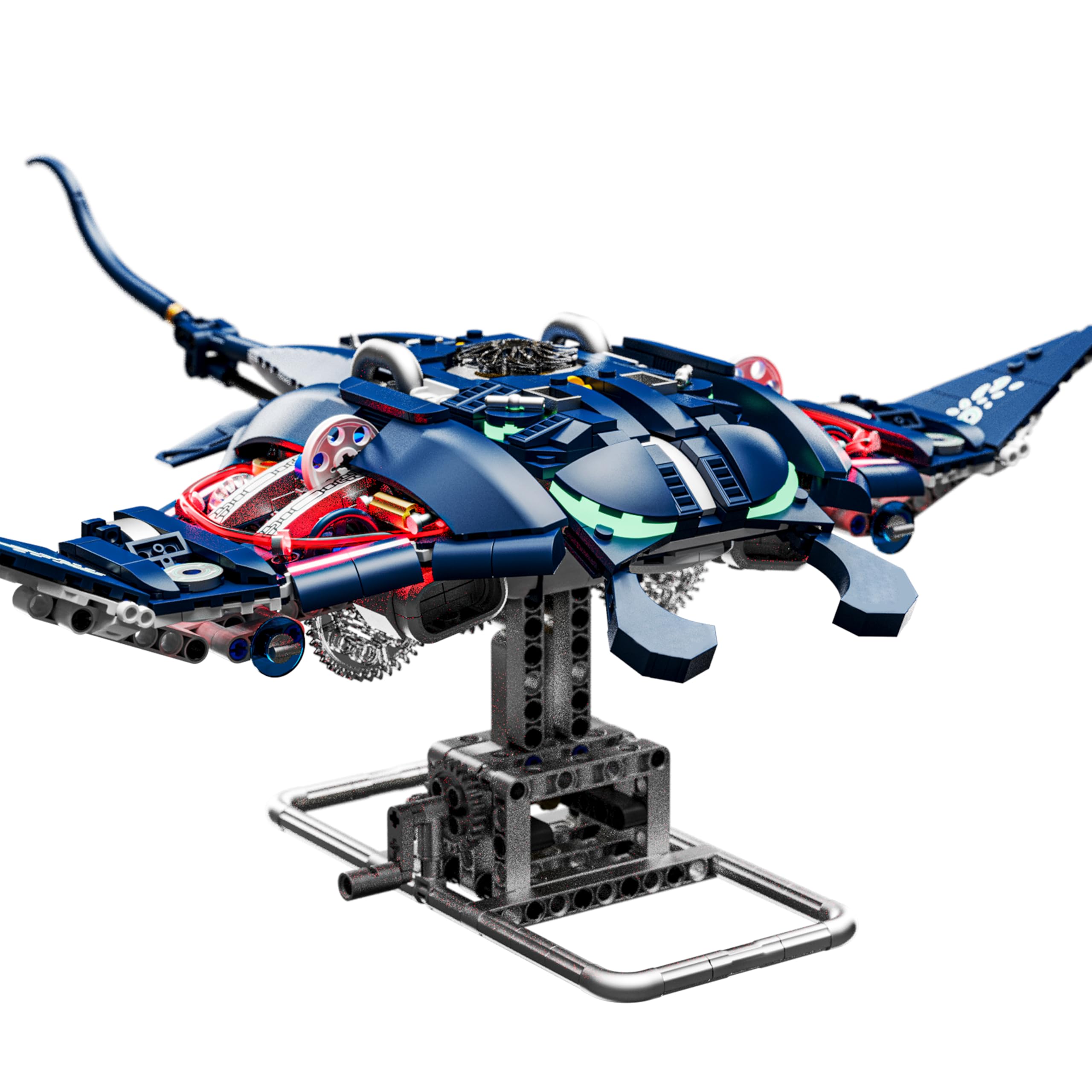 Amazon.com: SEMKY Ocean Series Devilfish Building Blocks Set (966Pieces) Creative Sea Animal ...