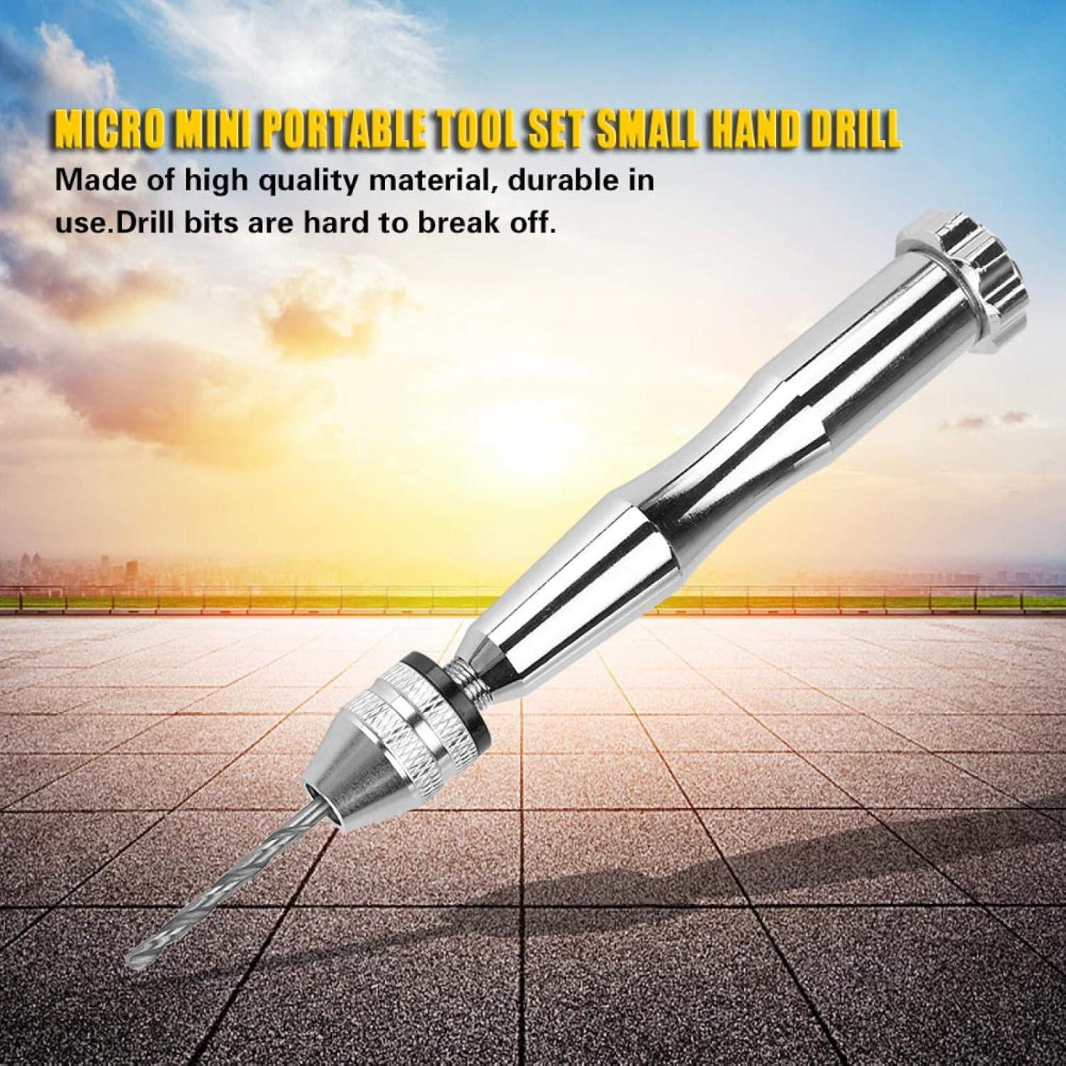 Micro Drill, Drill Bits, Mini Tool Set Semi-Automatic Hand Drill Half ...
