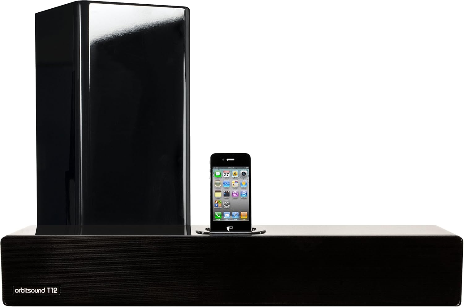 Orbitsound T12v3 Spatial Stereo Sound Bar with iPhone Dock : Amazon.co ...