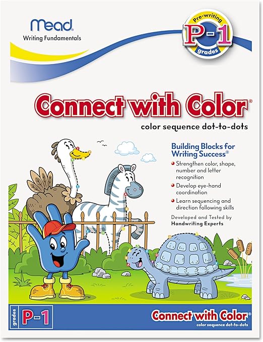Amazon.com : Mead Connect with Color, 10.5 x 8 Inches, 22 Pages (48038 ...