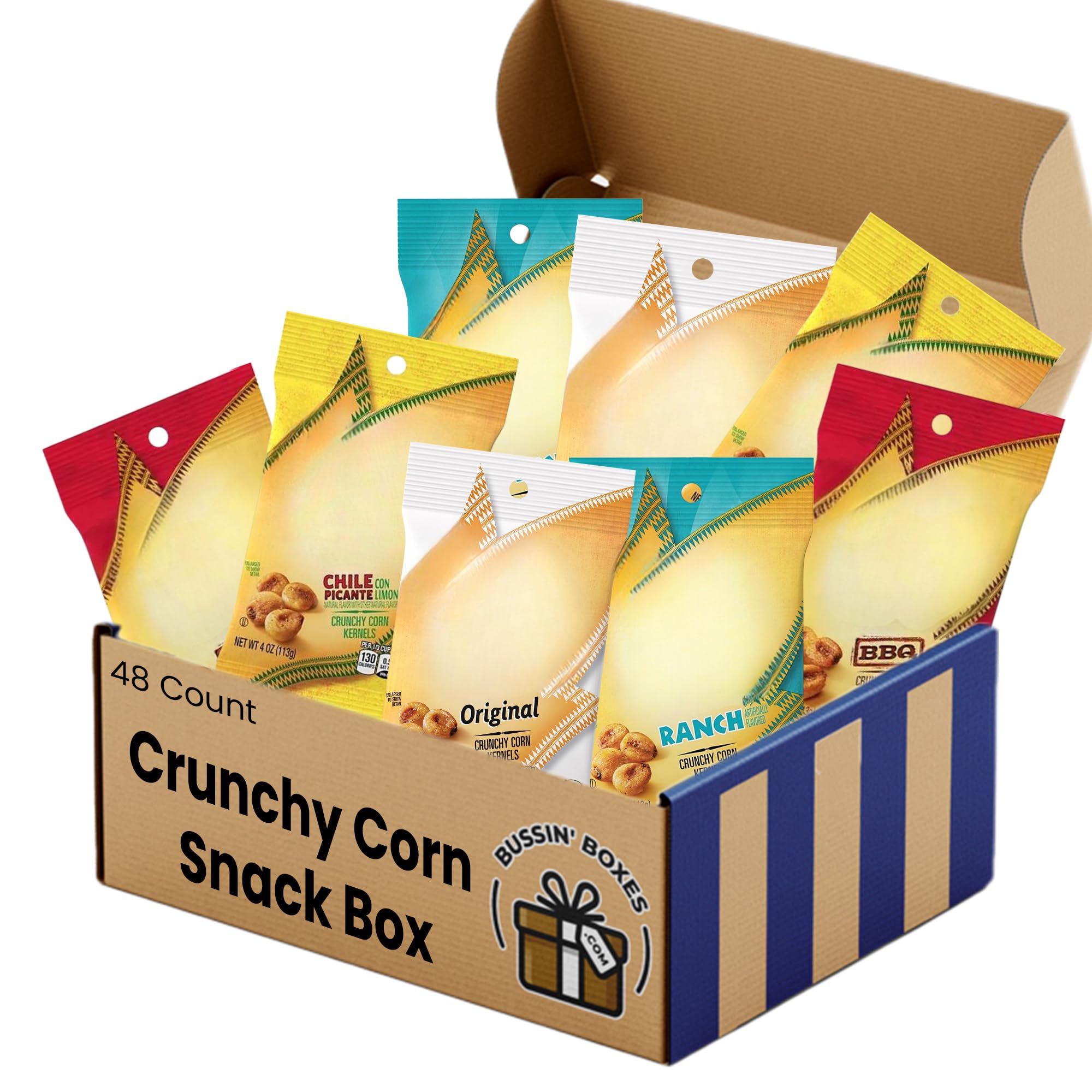 Snapklik.com : Bulk Crunchy Corn Variety Pack 48 Count Roasted Corn ...