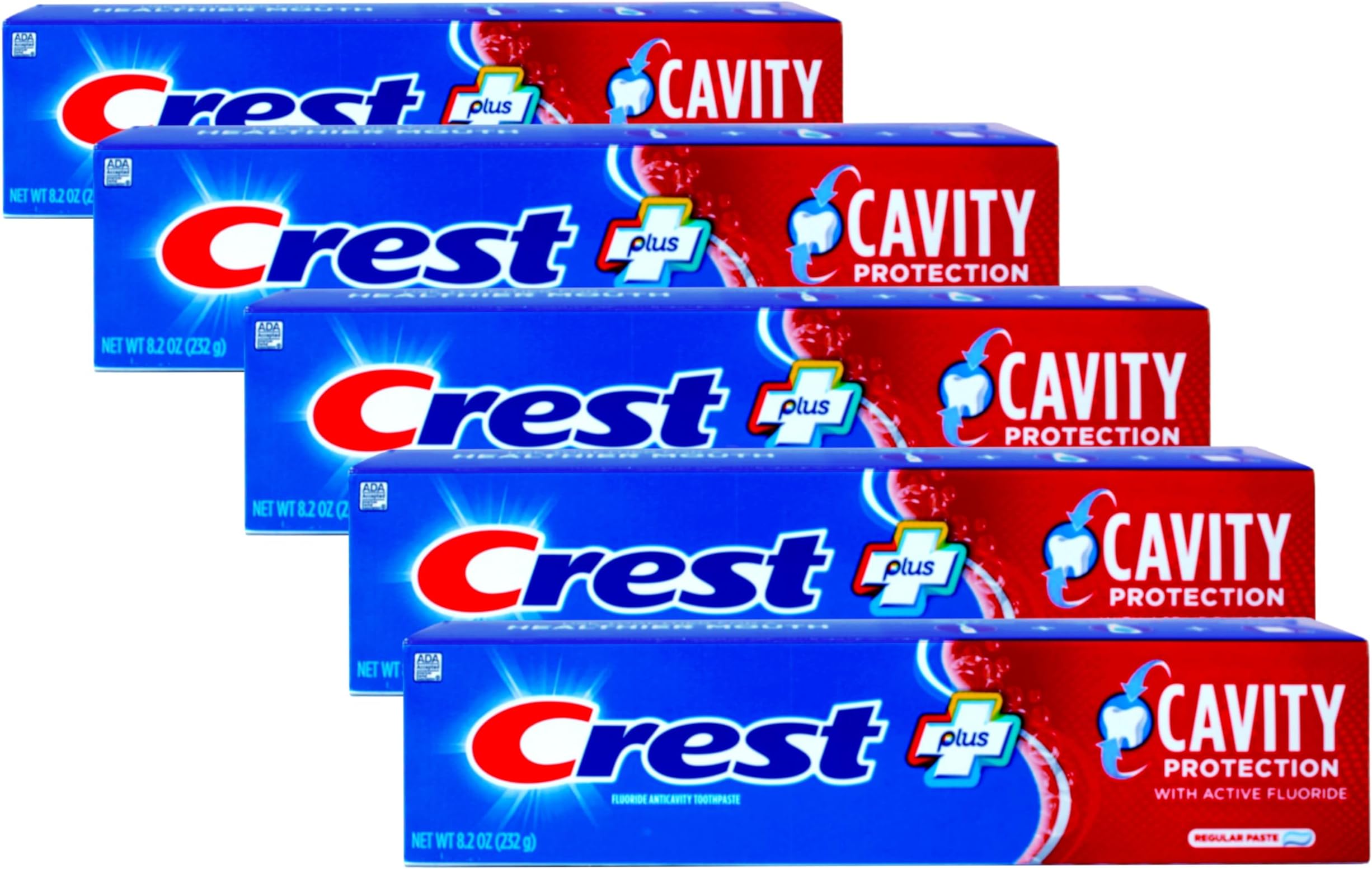 Amazon.com: Crest Cavity Protection Toothpaste, Regular, 8.2 Oz (Pack ...