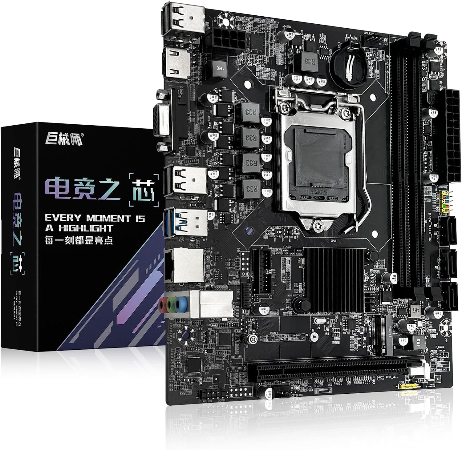 Amazon.com: JUXIESHI LGA 1151 Motherboard H110 for Intel 9th 8th 7th ...