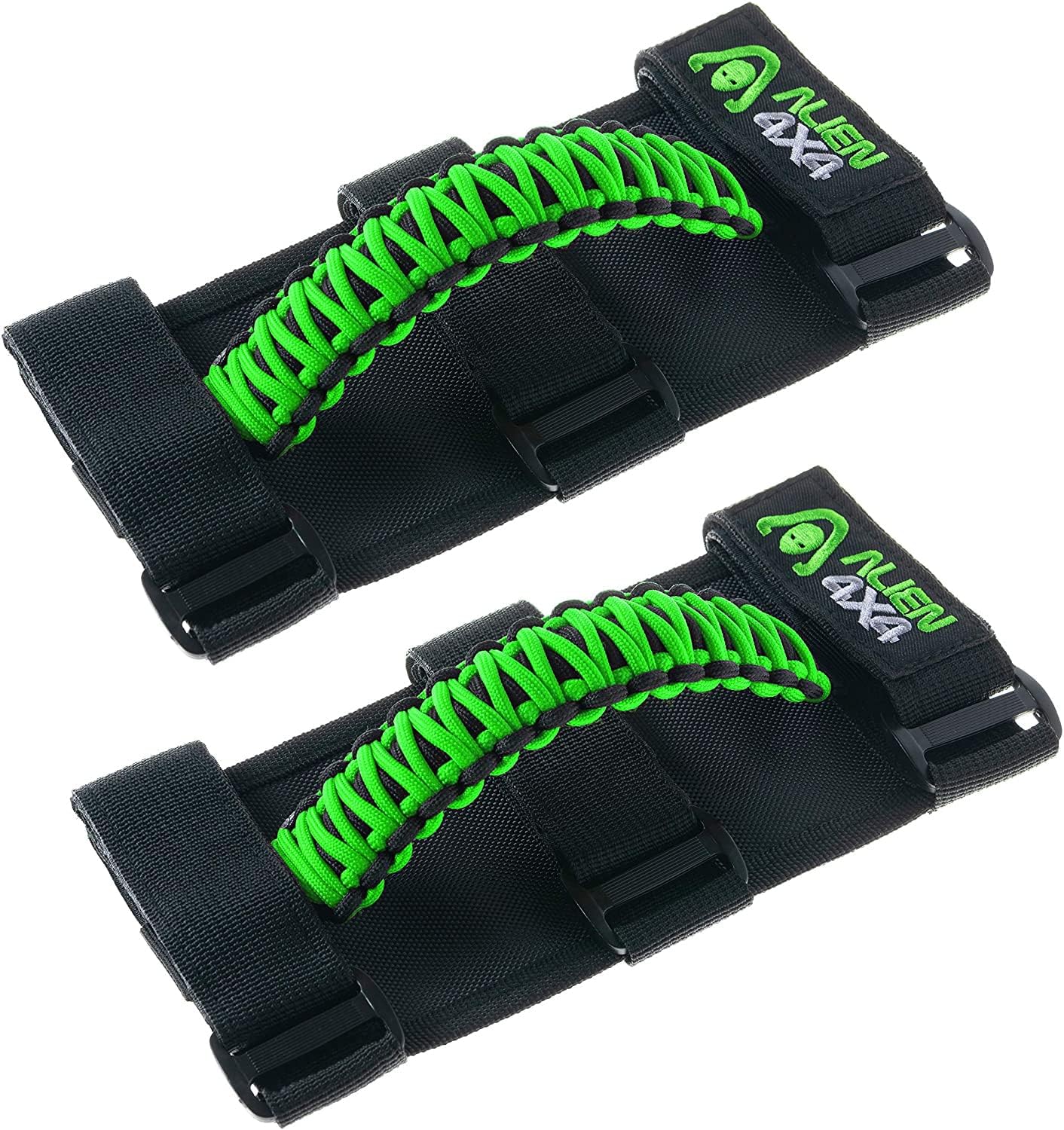 Alien Sunshade Jeep Grab Handles - Premium Paracord Jeep Wrangler Grab ...
