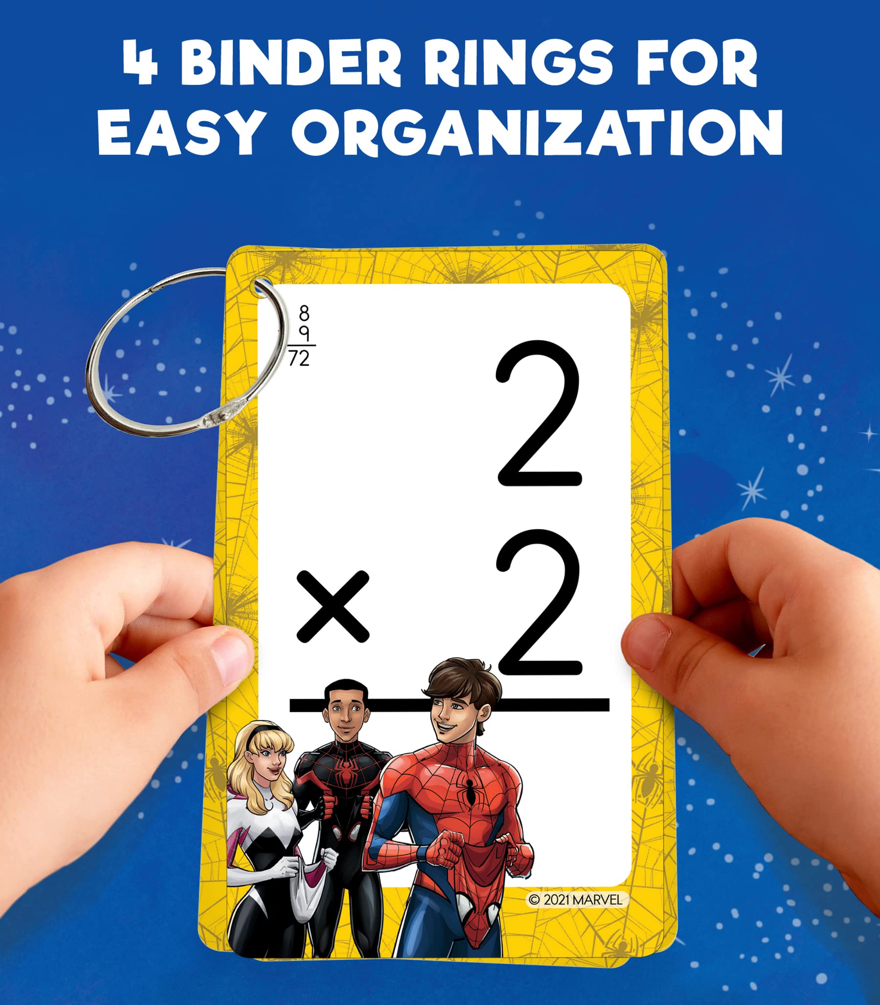 Snapklik.com : Marvel Math Flash Cards For Kids Ages 4-8, Math Fact ...