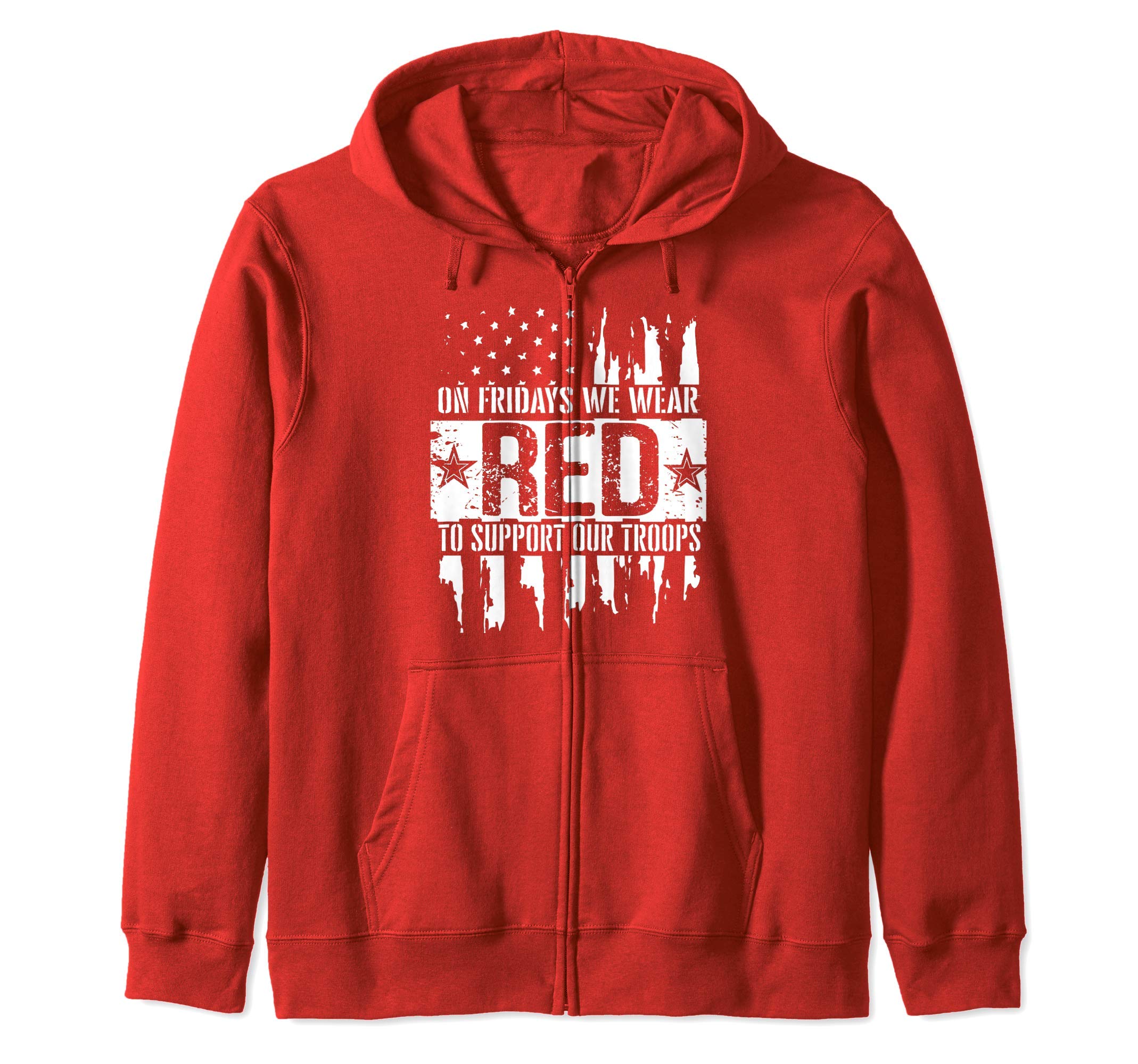 Amazon.com: On Fridays We Wear Red To Support Our Troops - Red Friday ...