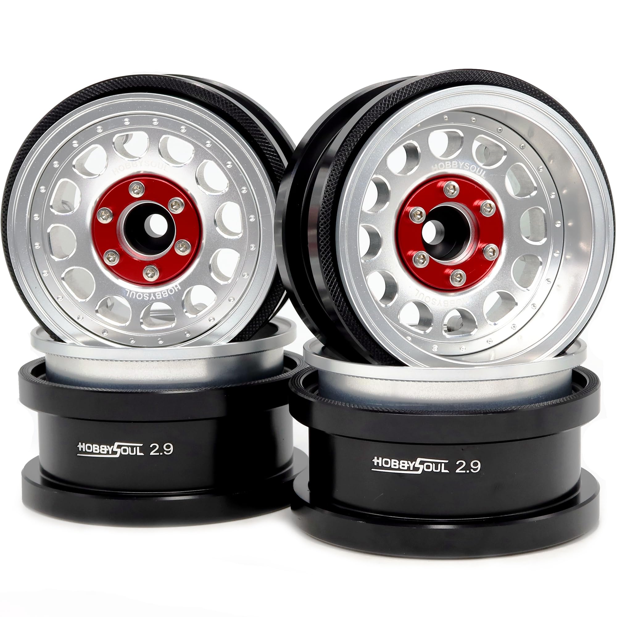 Snapklik.com : HOBBYSOUL 2.9 Beadlock Wheels Multiple Offset Aluminum ...