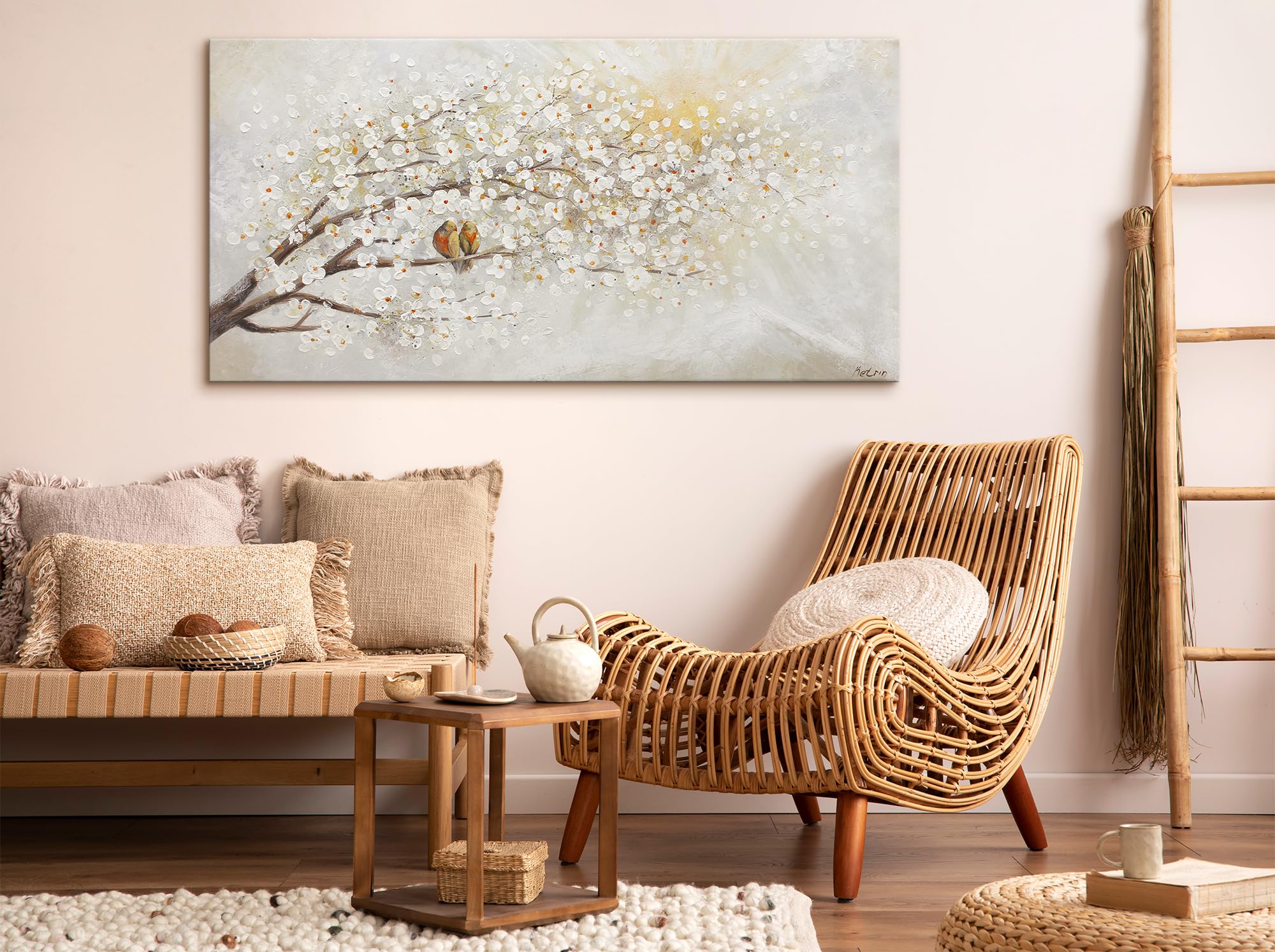 Snapklik.com : YS-Art Landscape Hand Painted Painting Dawn Spring ...