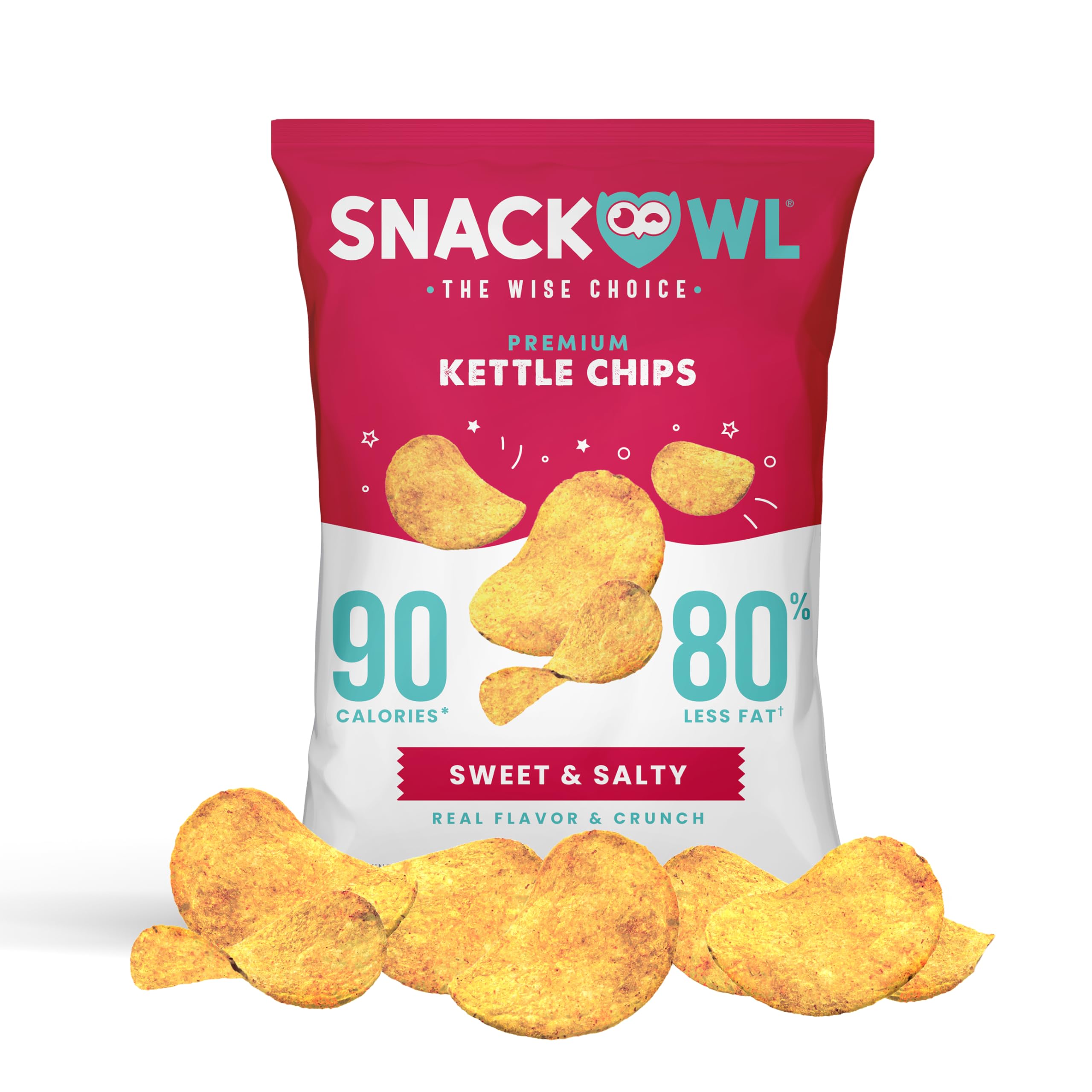 Amazon.com: Snack Owl Low Calorie Chips - 4, 5oz Bags of Vegan, Plant ...