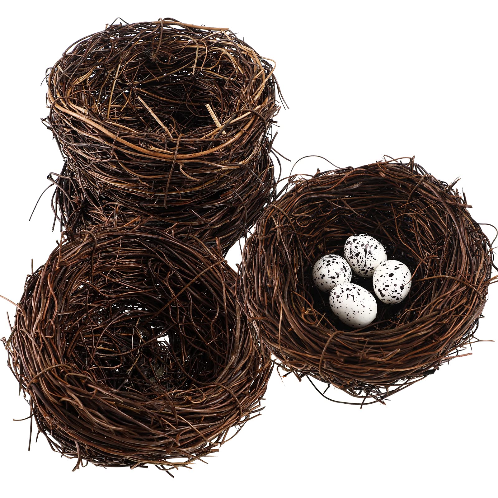 Amazon.com: Ipetboom Artificial Bird Nest, 4pcs Imitated Bird Nest ...