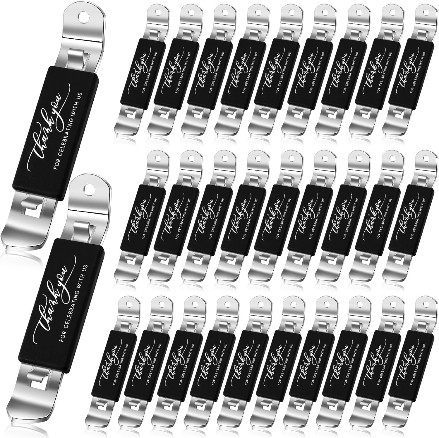 Amazon.com: Yiyiring 30 Pcs Thank You Wedding Favors Magnetic Bottle ...