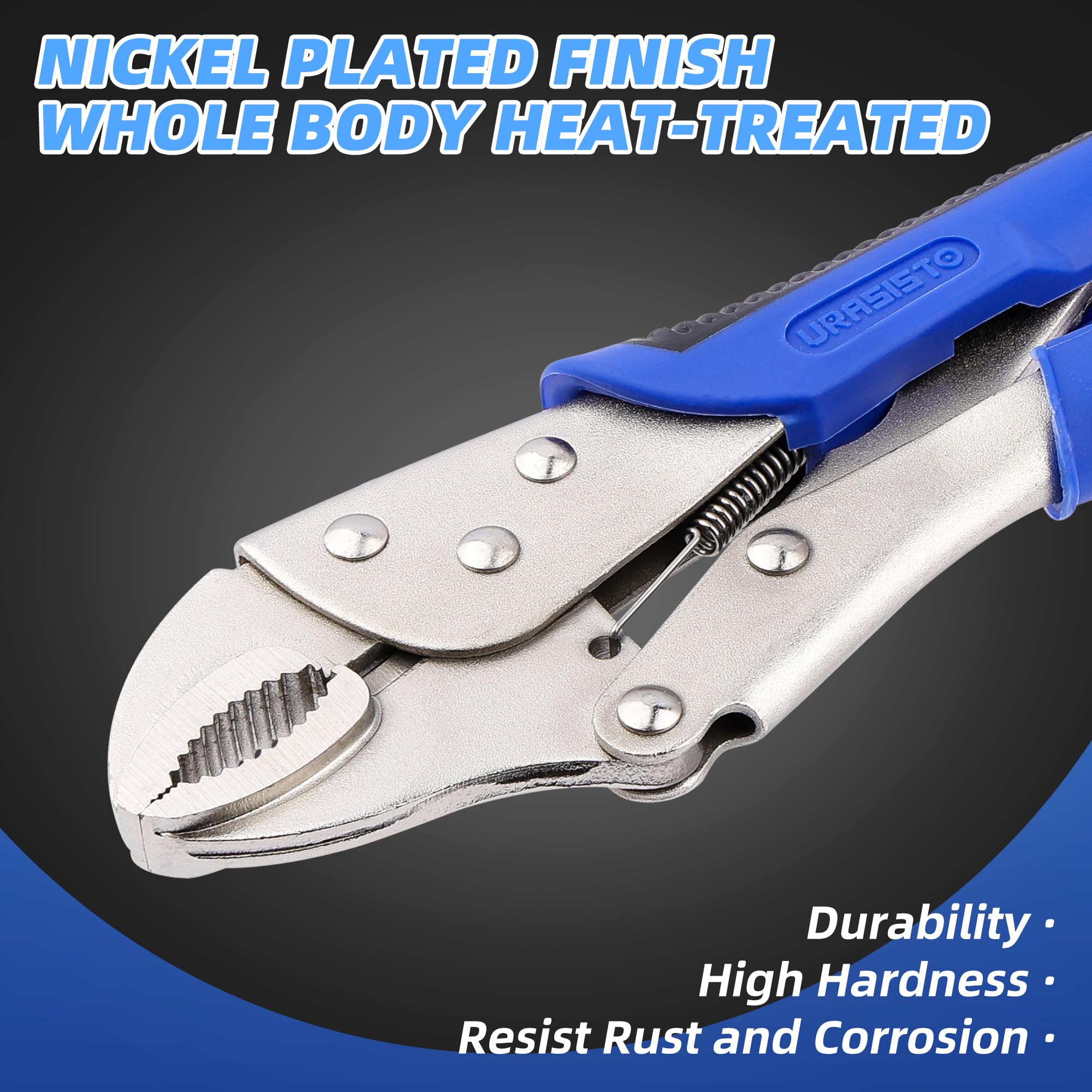 Snapklik.com : URASISTO 10-Inch Locking Pliers, Premium Alloy Steel ...