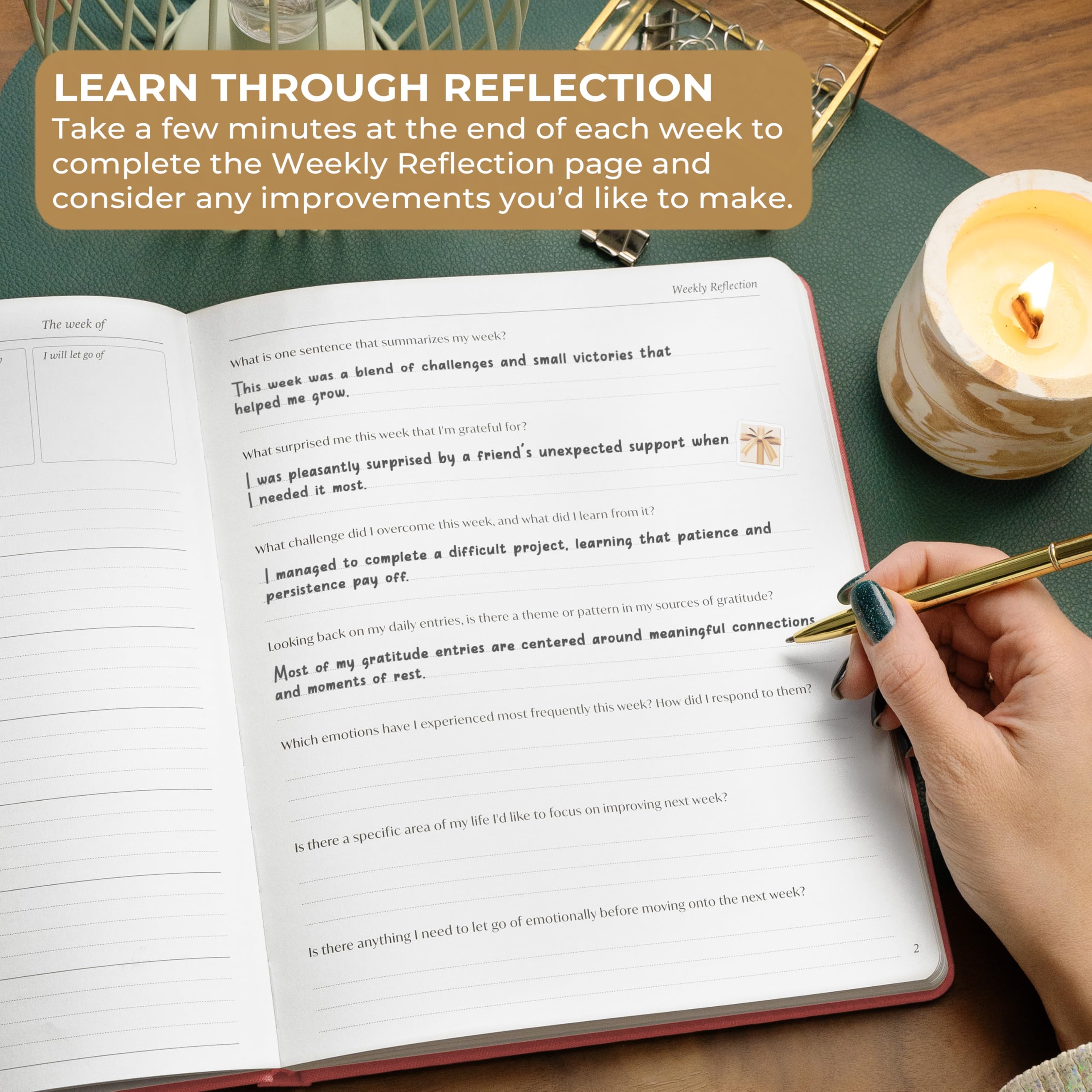 Snapklik.com : Skyline Weekly Gratitude Journal Guided Grateful Notebook