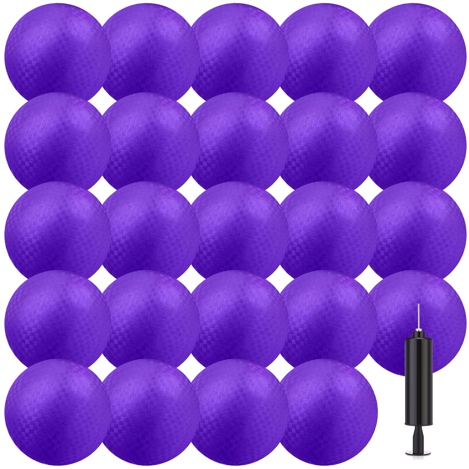 Yunsailing 24 Pieces Dodgeball Playground Ball Kickball, 6 Inch ...