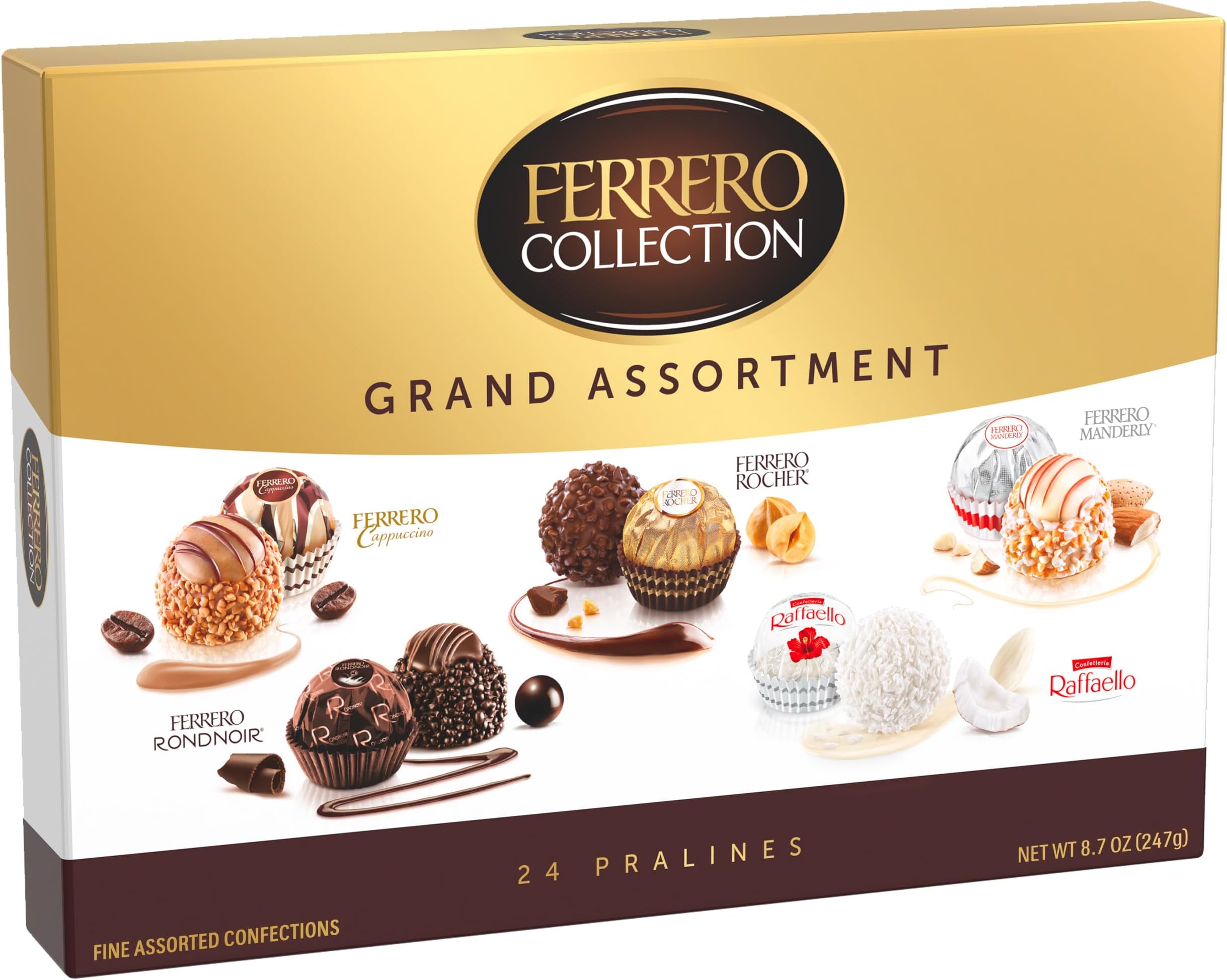 Amazon.com : Ferrero Rocher Grand Assortment, Premium Gourmet Assorted ...