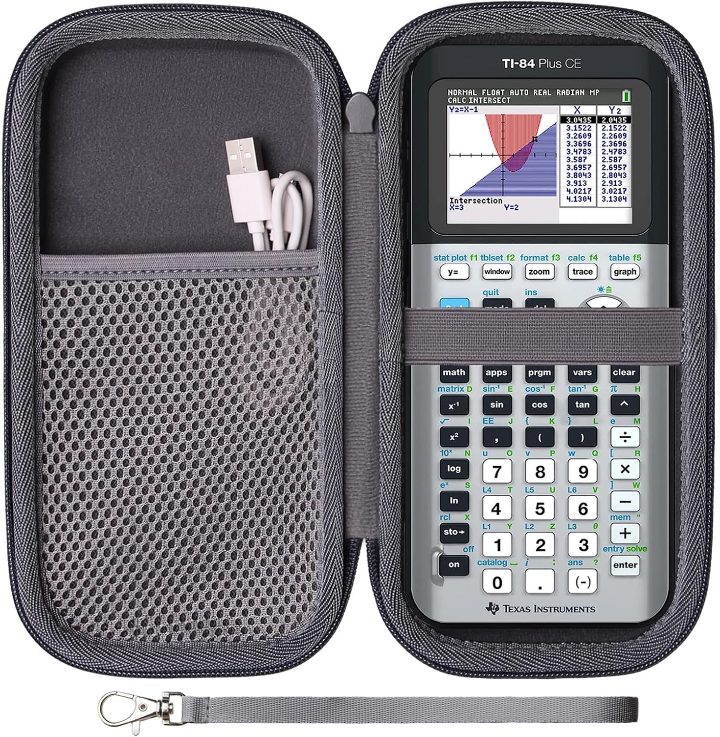 LTGEM EVA Hard Case Compatible with Texas Instruments TI-84 Plus CE/TI ...