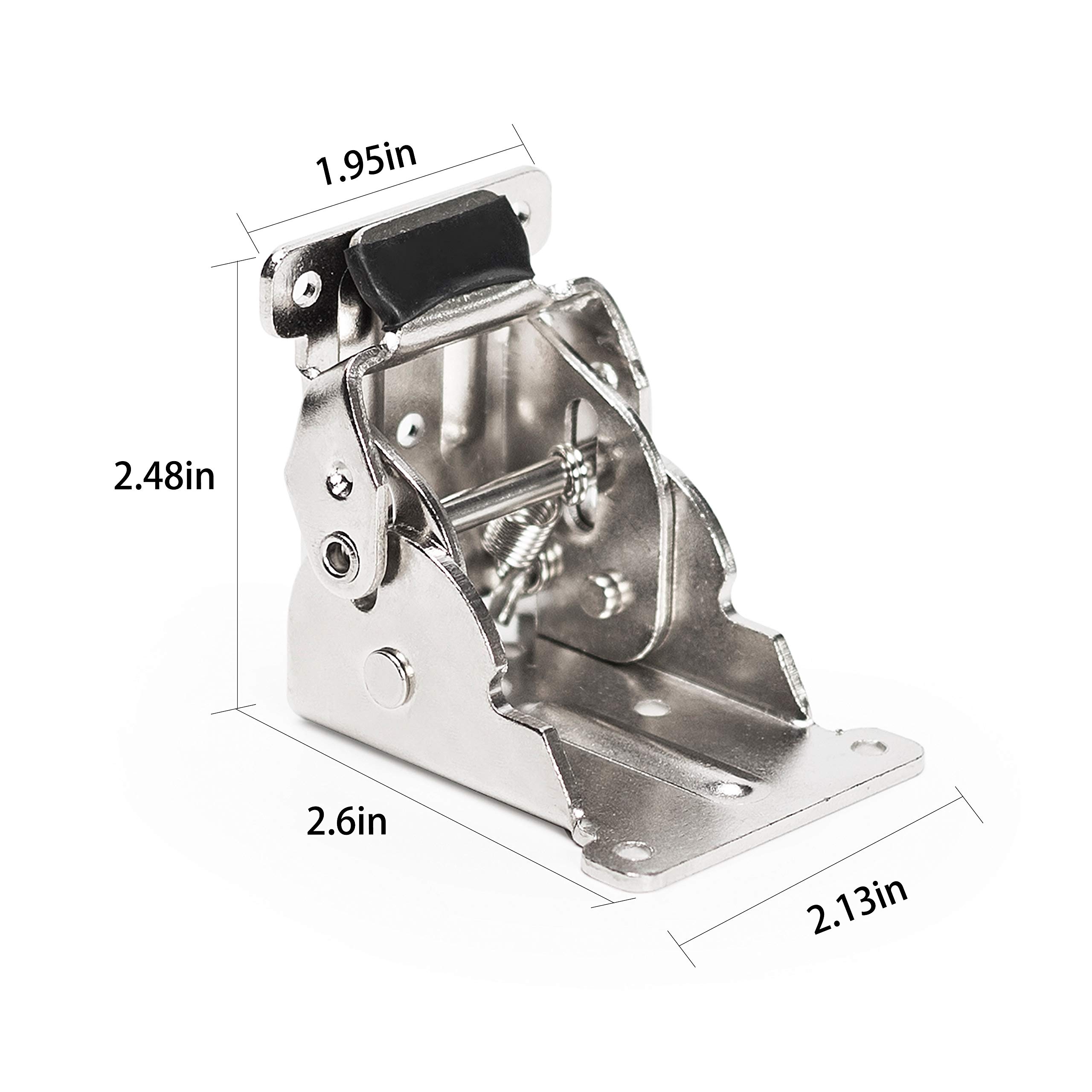 Pack of 4 Folding Leg Hinge-Bracket for Table Feet Leg Lock Extension ...