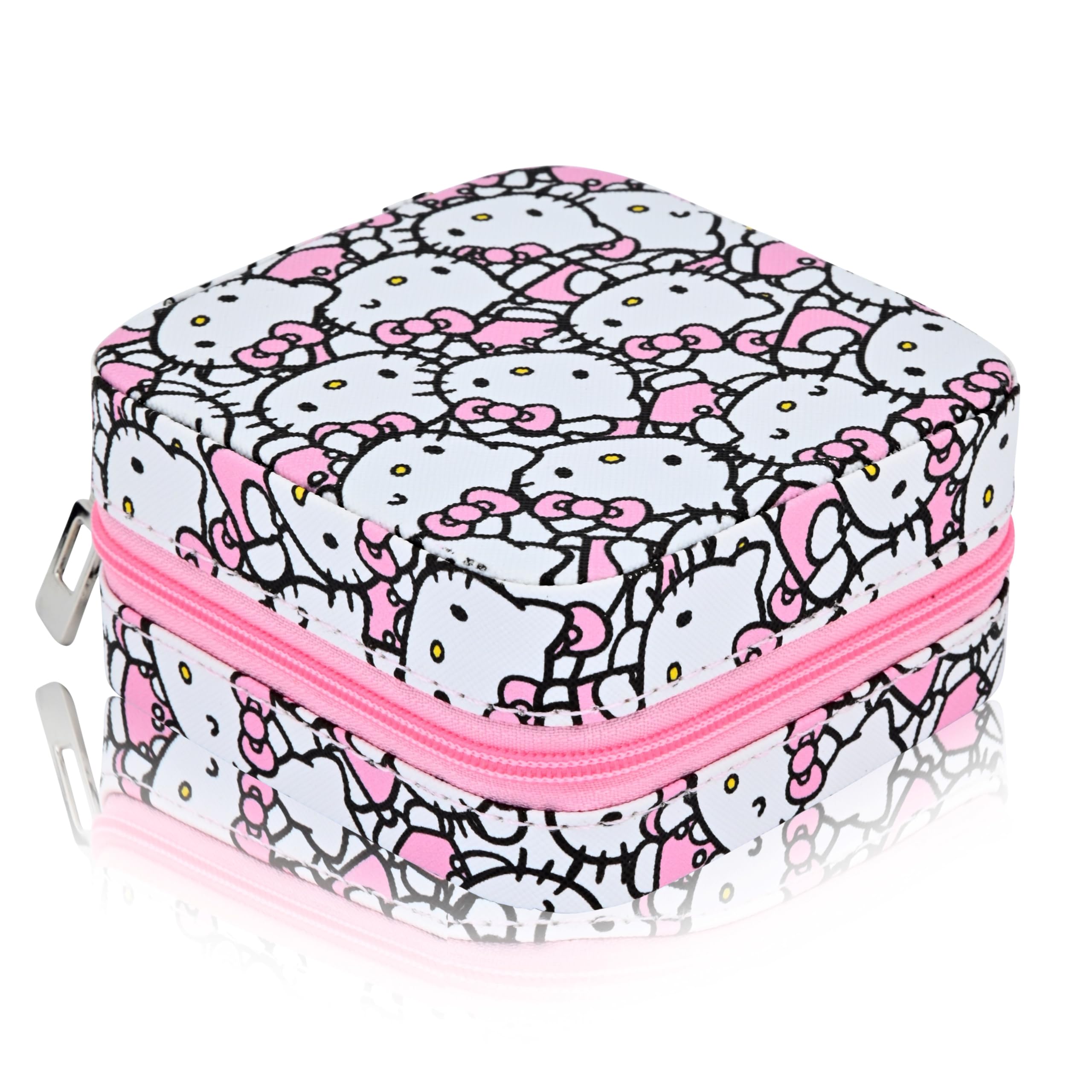 Hello Kitty Christmas Kawaii Hello Kitty Portable Jewelry Box Anime ...