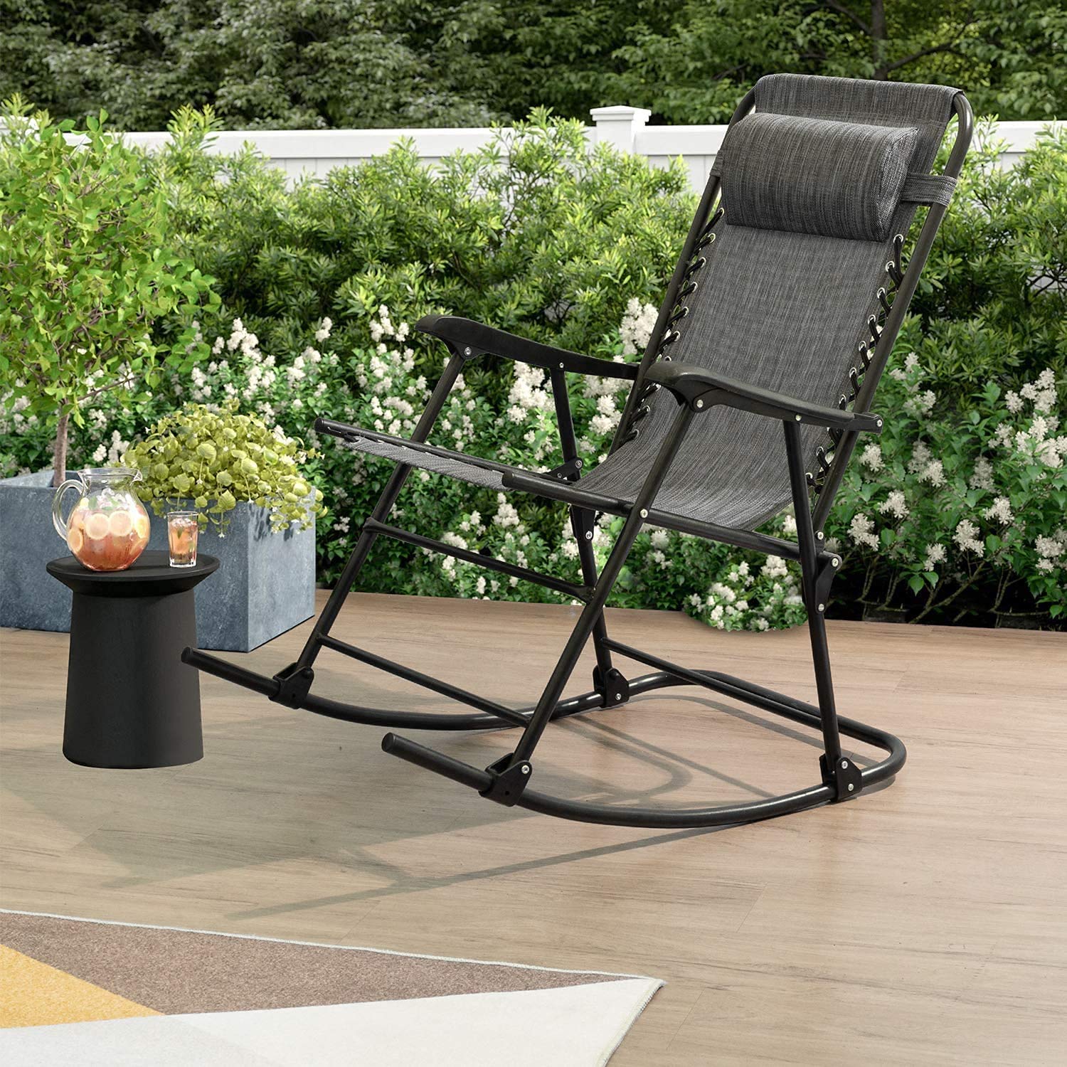 Furniwell Patio Rocking Zero Gravity Chair at Robbin Carpenter blog