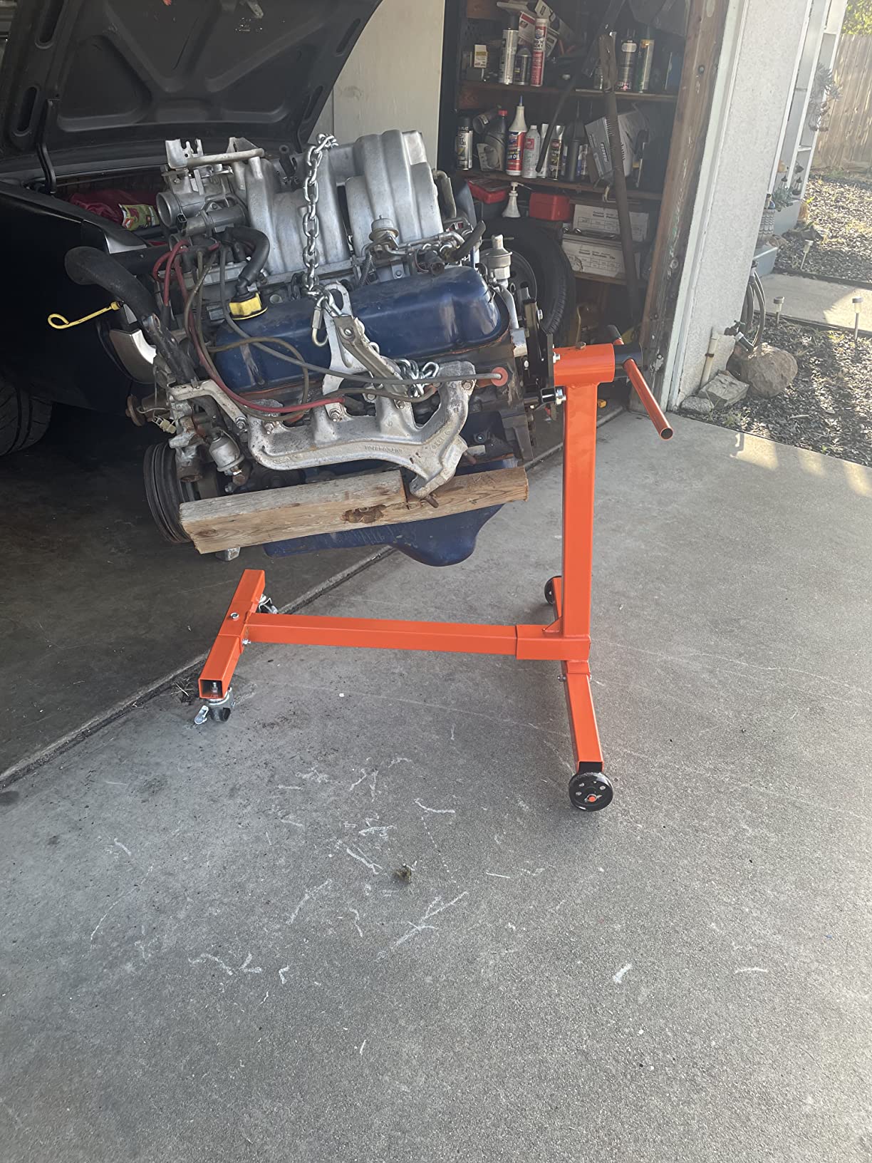 $11/mo - Finance VEVOR Engine Stand, 750 lbs (3/8 Ton) Rotating Engine ...