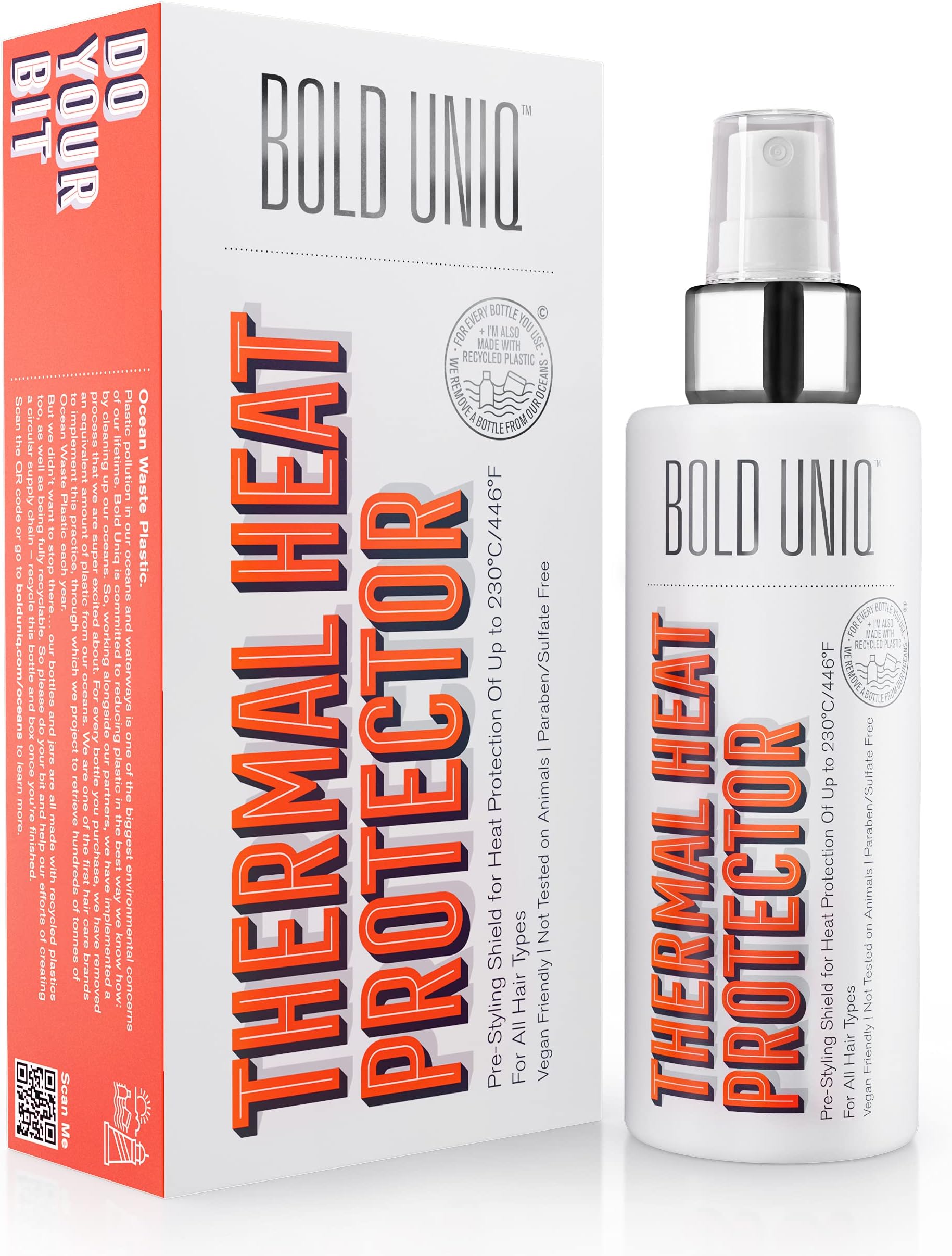 Amazon.com: Argan Oil Hair Protectant Spray Flat Iron Straightening ...