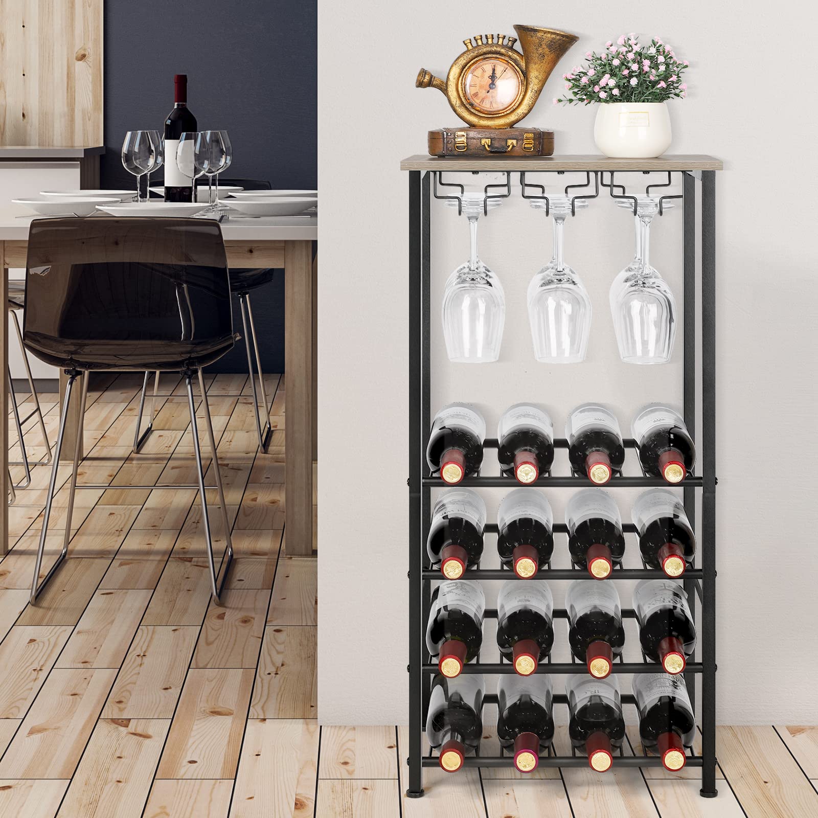 Snapklik.com : NANANARDOSO Freestanding Wine Racks & Cabinets, Small ...