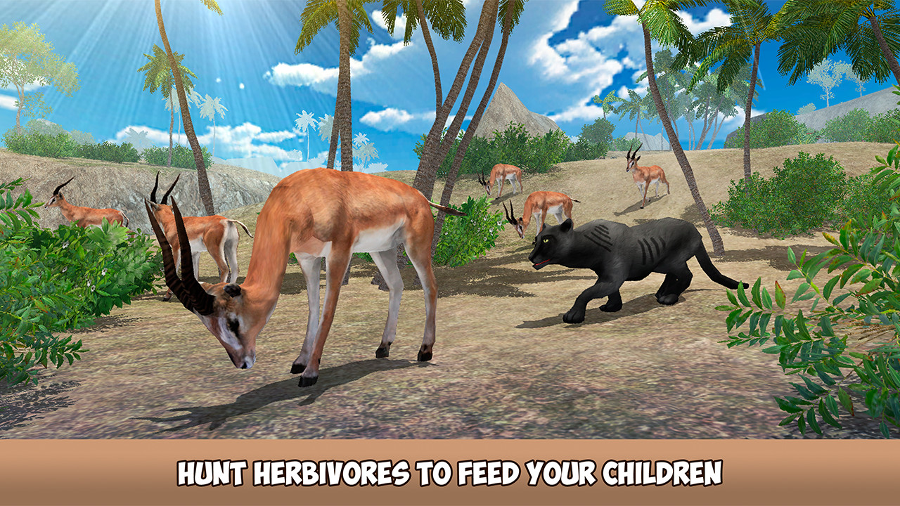 Panther Family African Life: Animal Dash Safari Big Cat Simulator ...