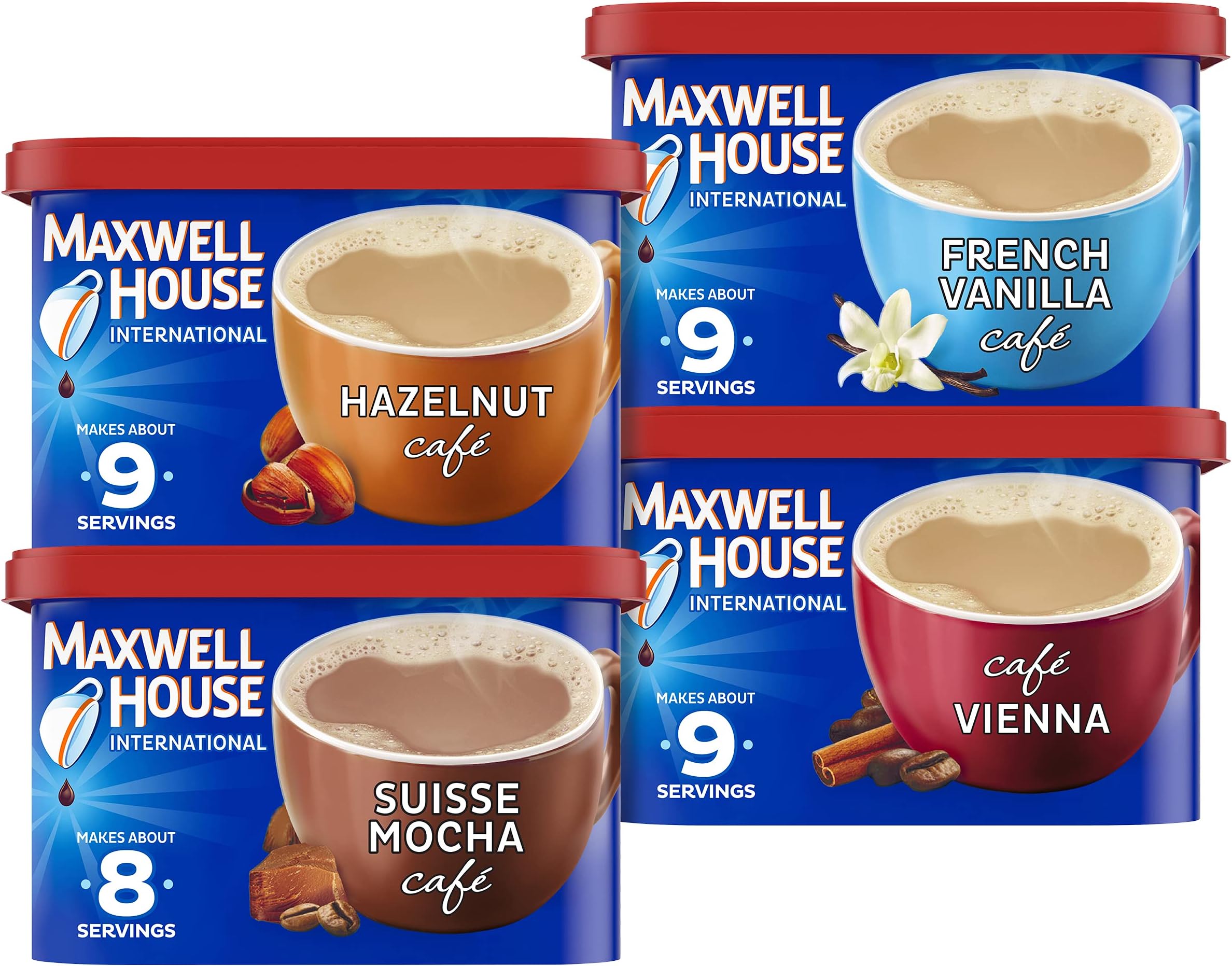 Amazon.com : Maxwell House Decaf Suisse Mocha Instant Coffee ...