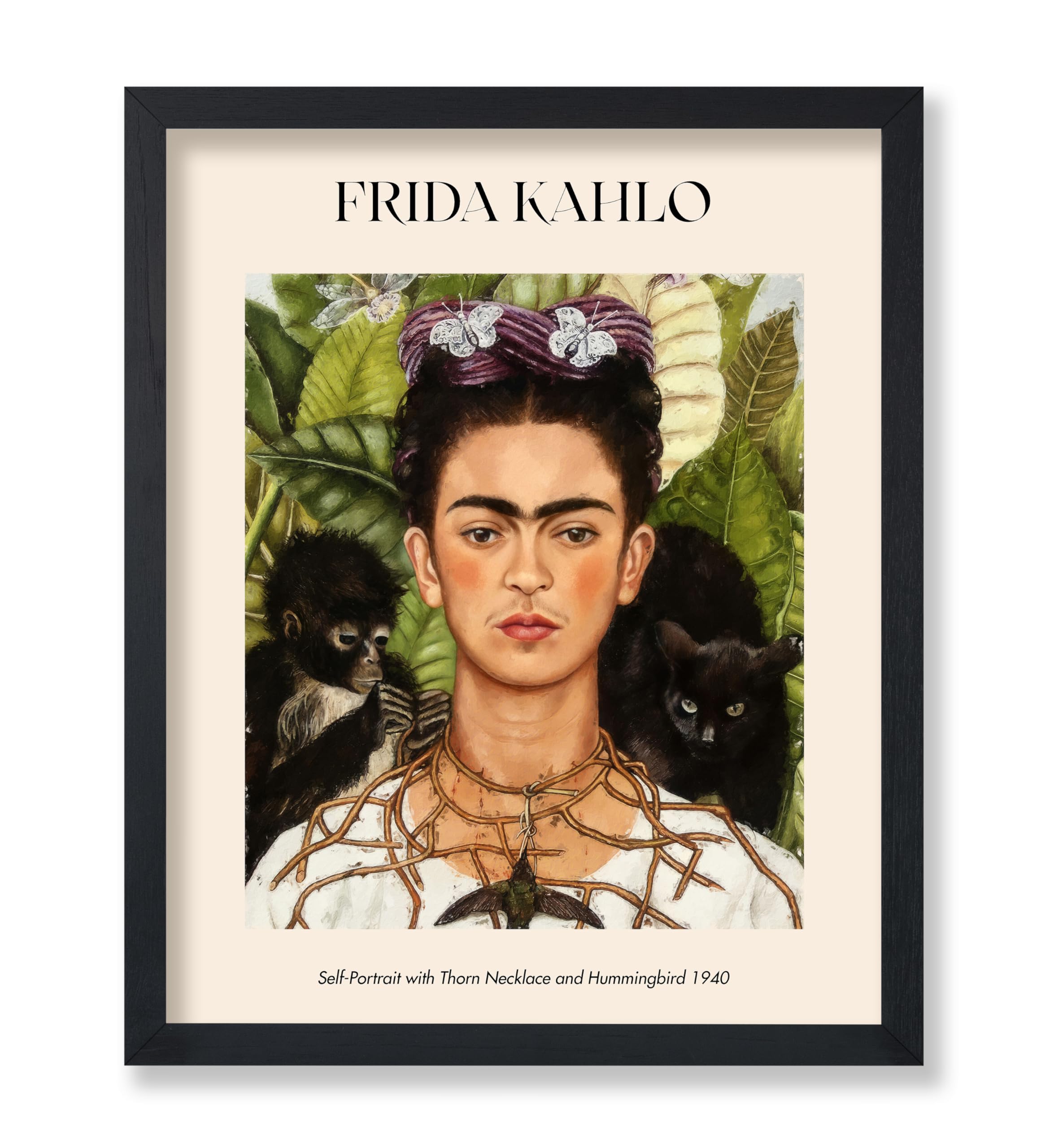 Amazon.com: Poster Master Frida Poster - Self-Portrait with Thorn ...